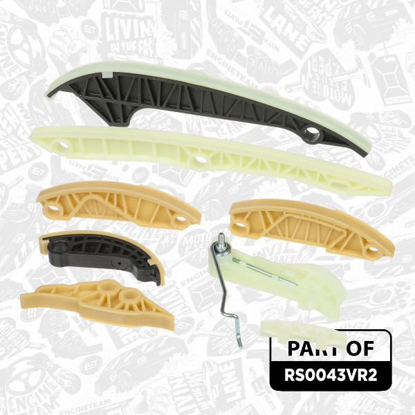 Timing Chain Kit - RS0043VR2 ET ENGINETEAM - 06H109158, 06H109158J ...