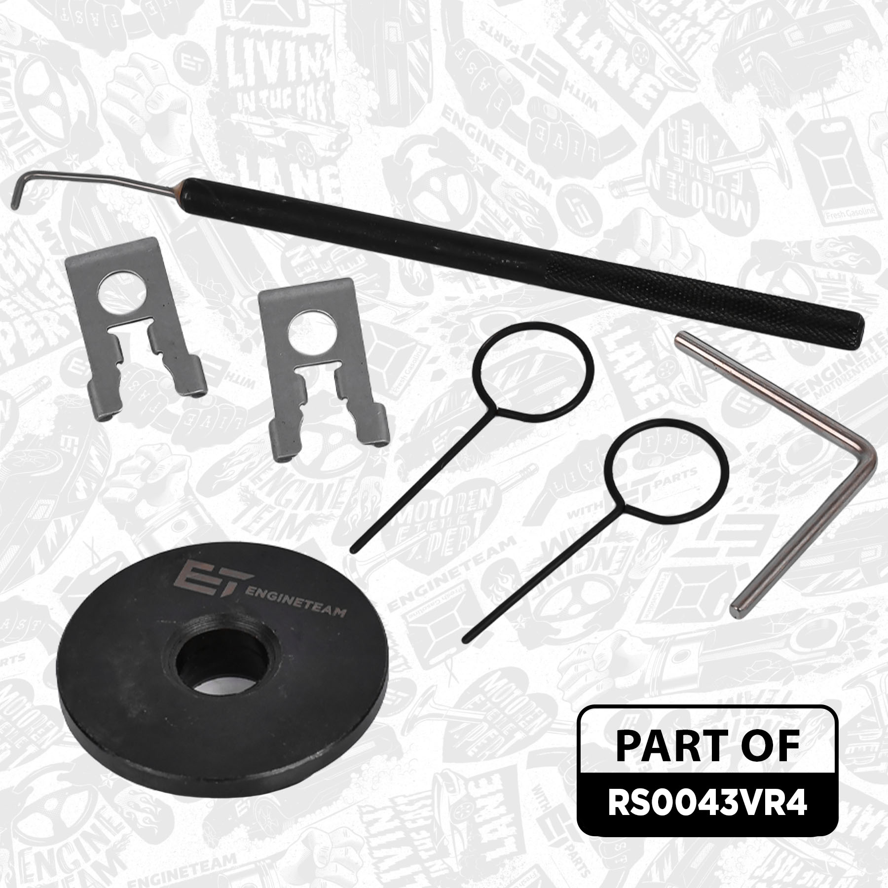 Timing Chain Kit - RS0043VR4 ET ENGINETEAM - 06H109158, 06H109158J ...