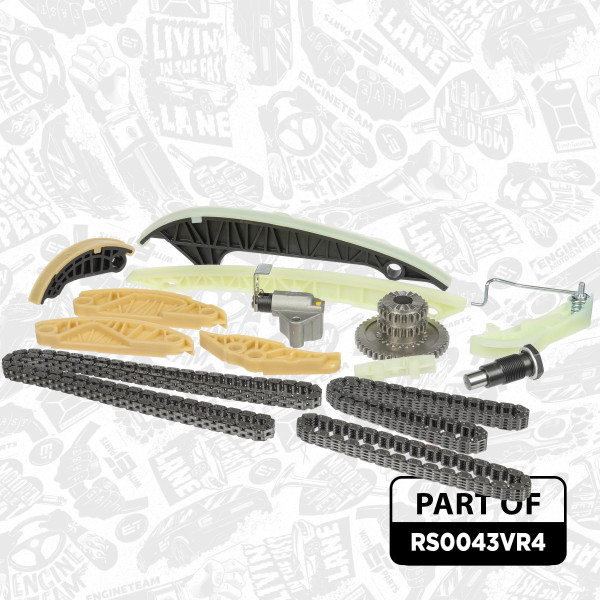 Timing Chain Kit - RS0043VR4 ET ENGINETEAM - 06H109158, 06H109158J ...