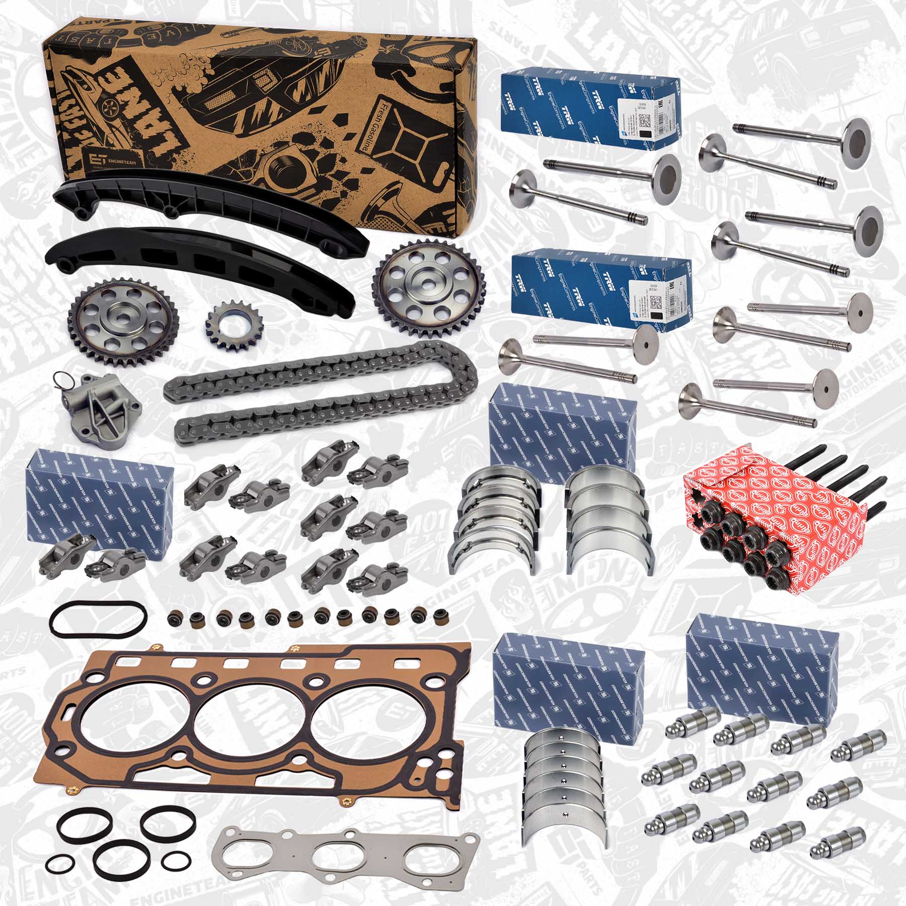 Timing Chain Kit - RS0045VR6 ET ENGINETEAM - 03C109158A, 03C109158 ...