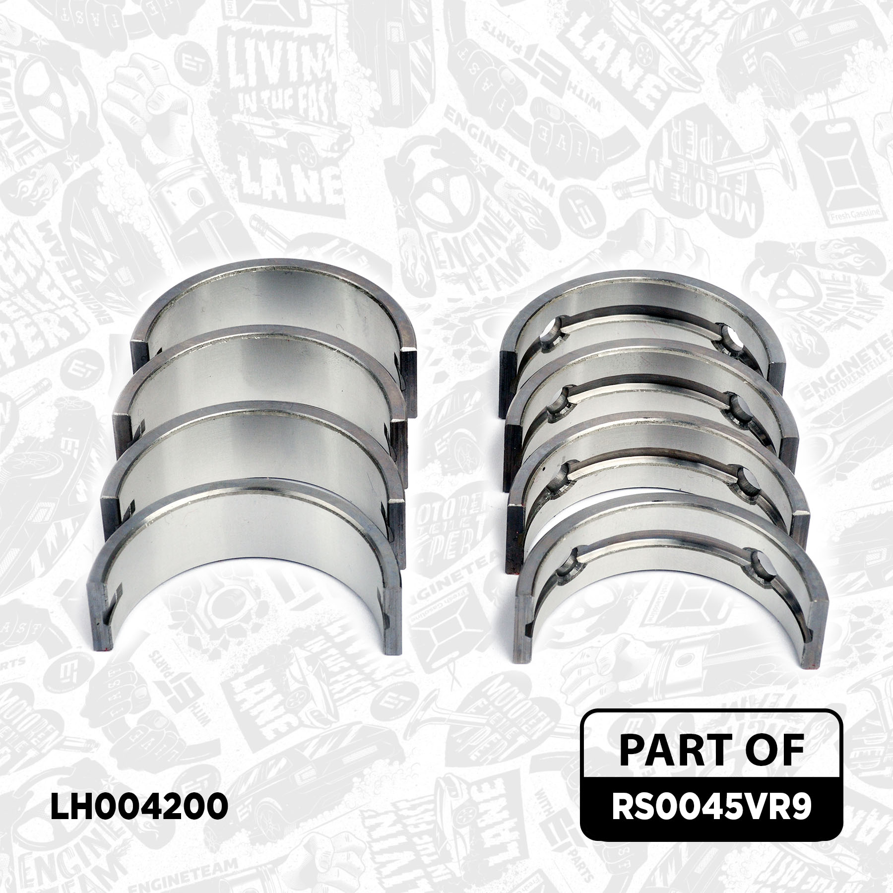 Timing Chain Kit - RS0045VR9 ET ENGINETEAM - 03C109158A, 03C109158 ...