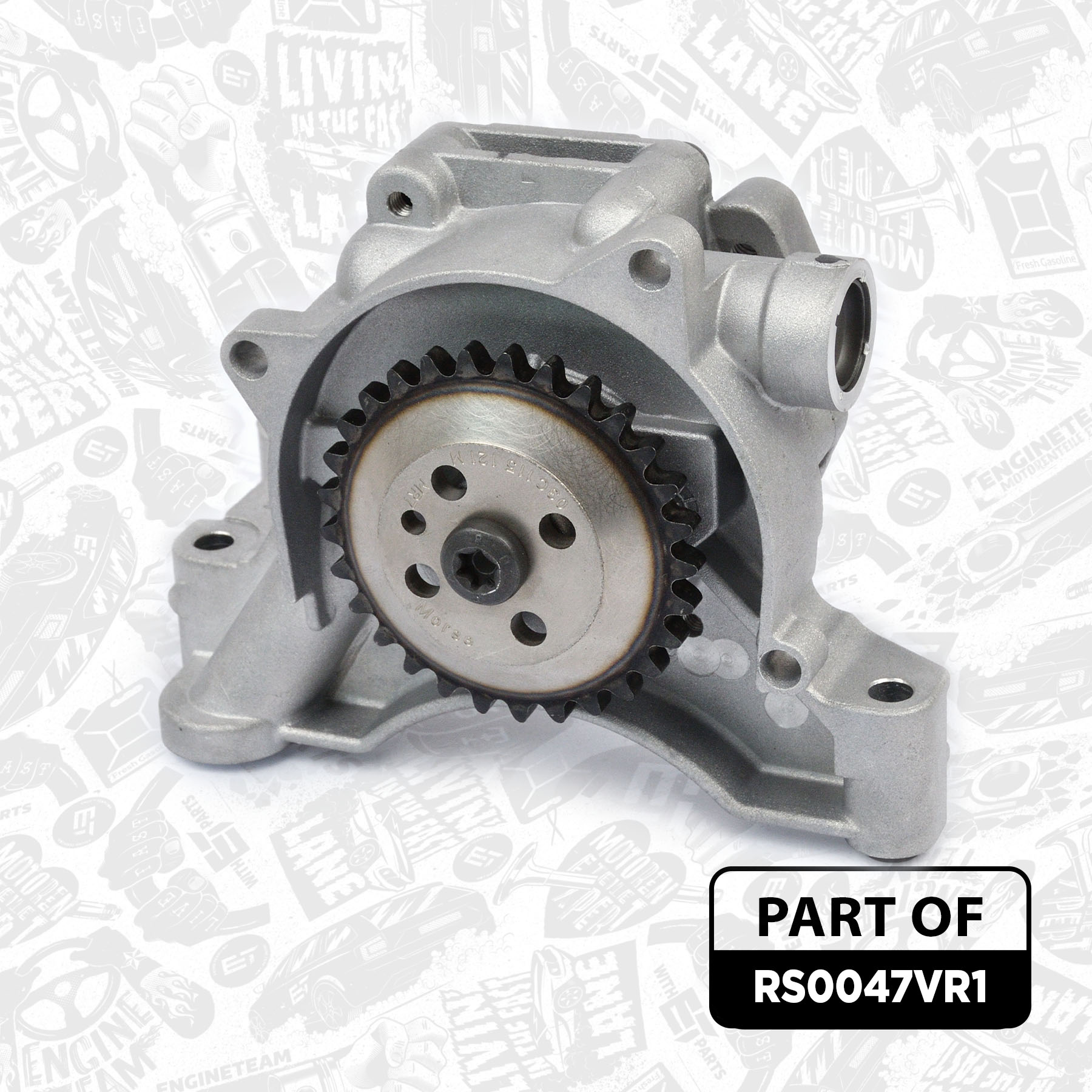 Chain Set, oil pump drive + oil pump - RS0047VR1 ET ENGINETEAM ...