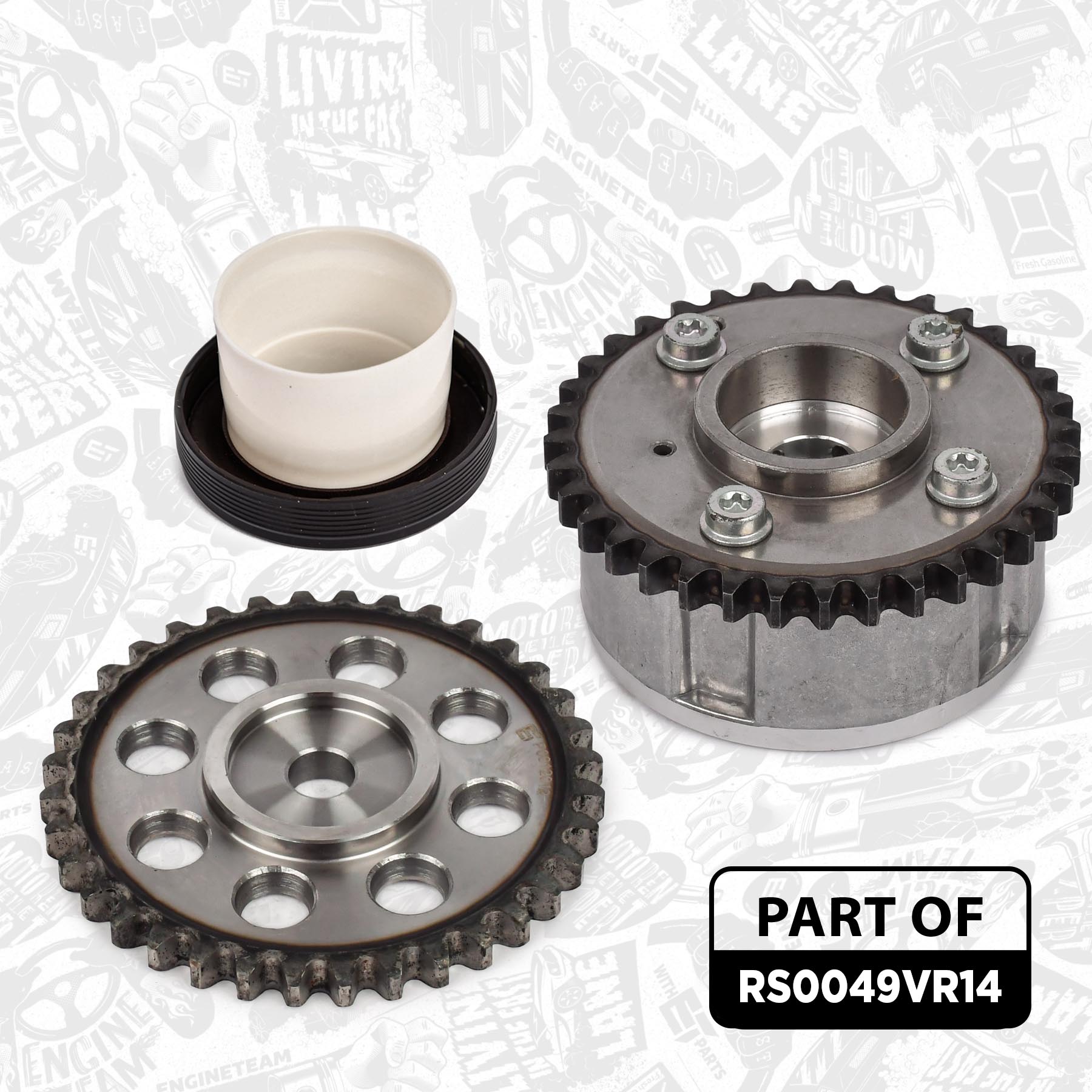 Timing Chain Kit - RS0049VR14 ET ENGINETEAM - 03C109571F, 03C109509P ...