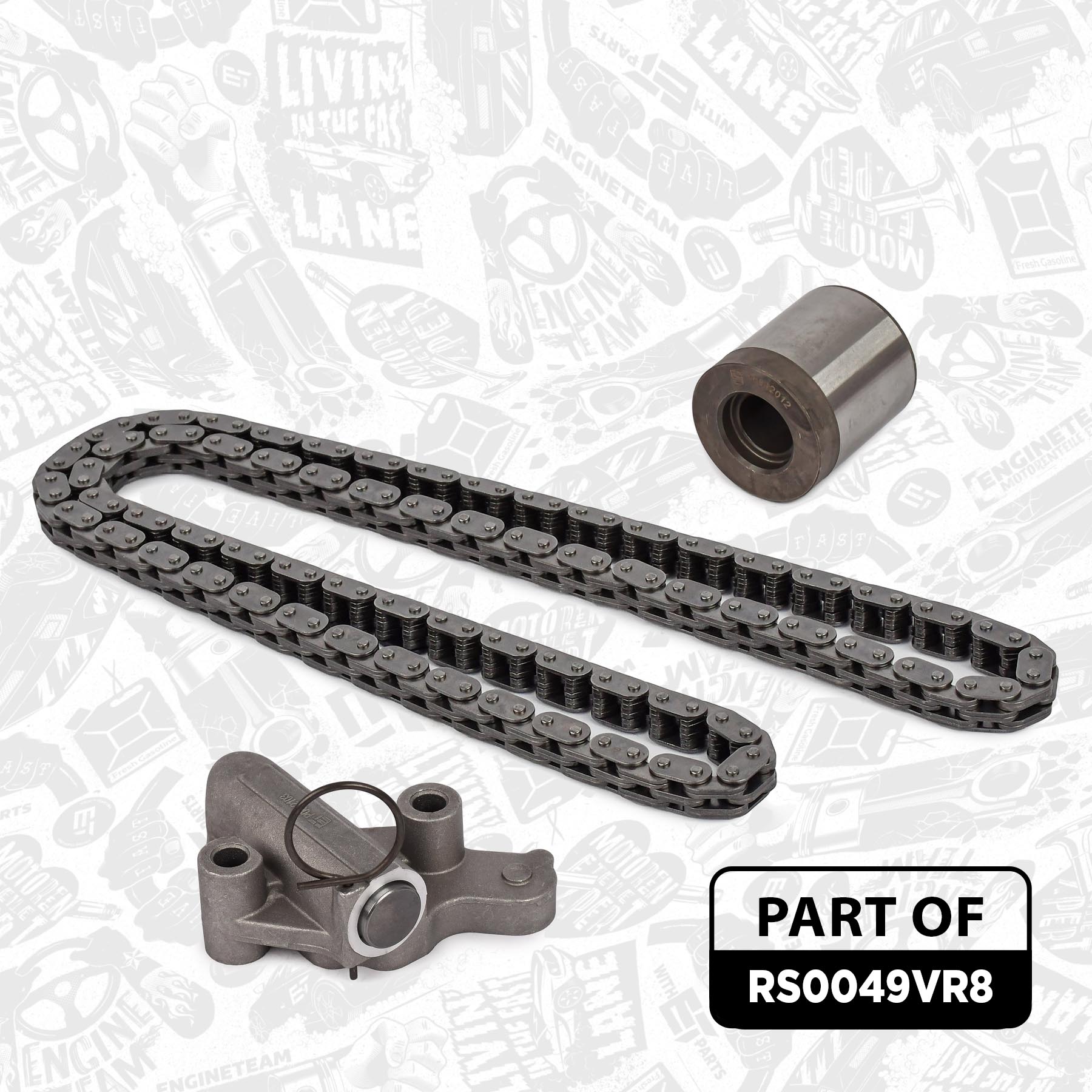 Timing Chain Kit - RS0049VR8 ET ENGINETEAM - 03C109571F, 03C109509P ...