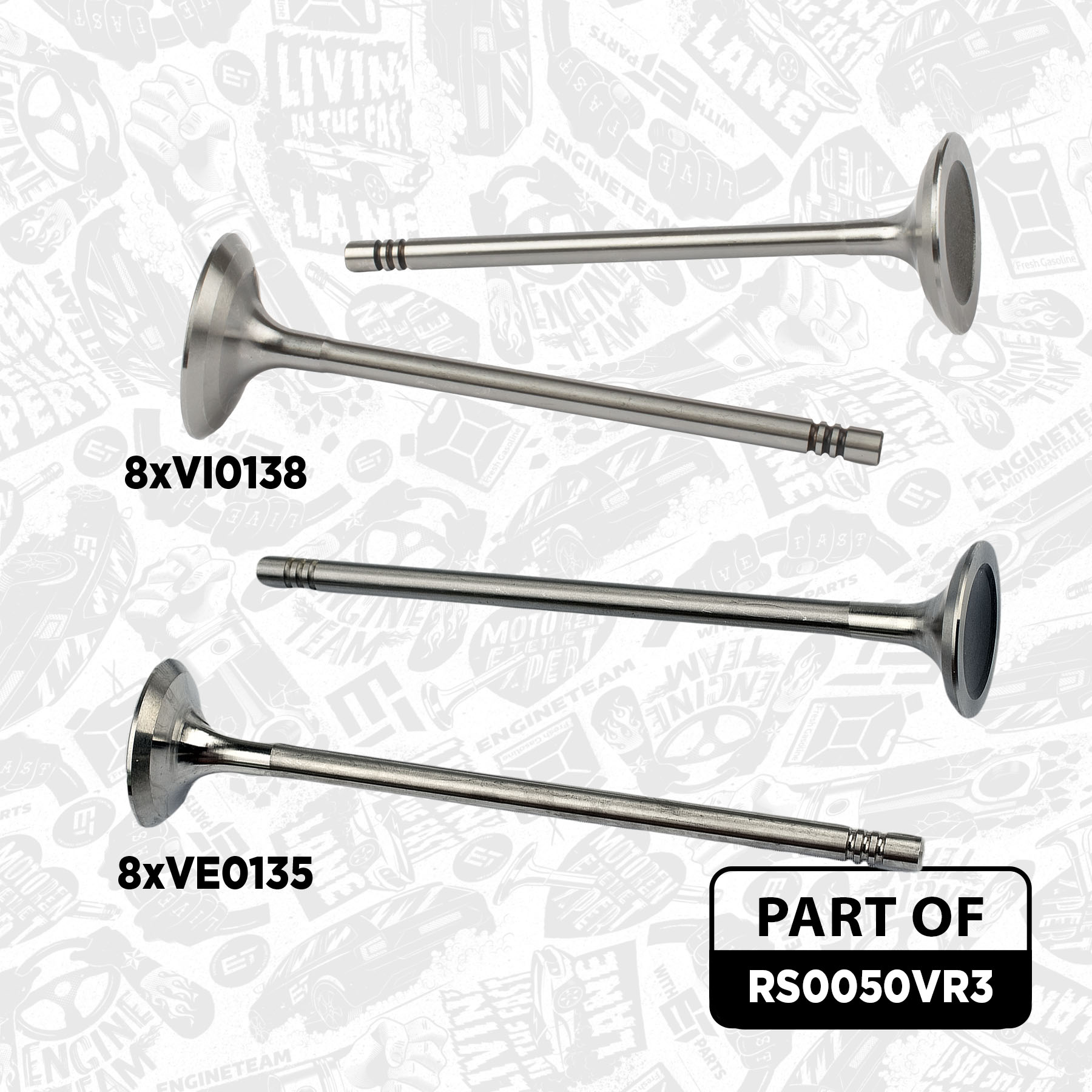 Timing Chain Kit - RS0050VR3 ET ENGINETEAM - 0805K1, 0949.F6 ...