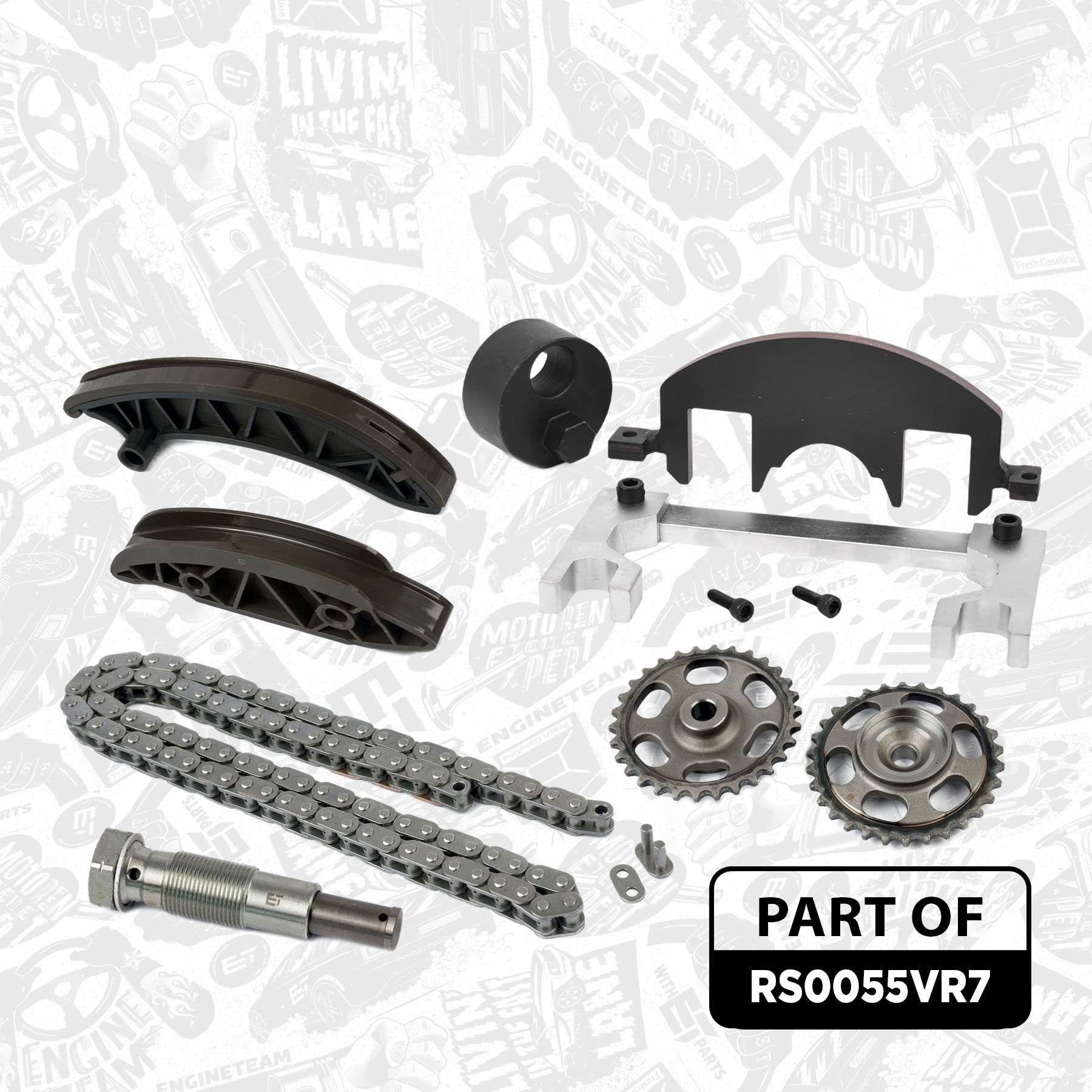 Timing Chain Kit - RS0055VR7 ET ENGINETEAM - 6510520001, A6510520100 ...