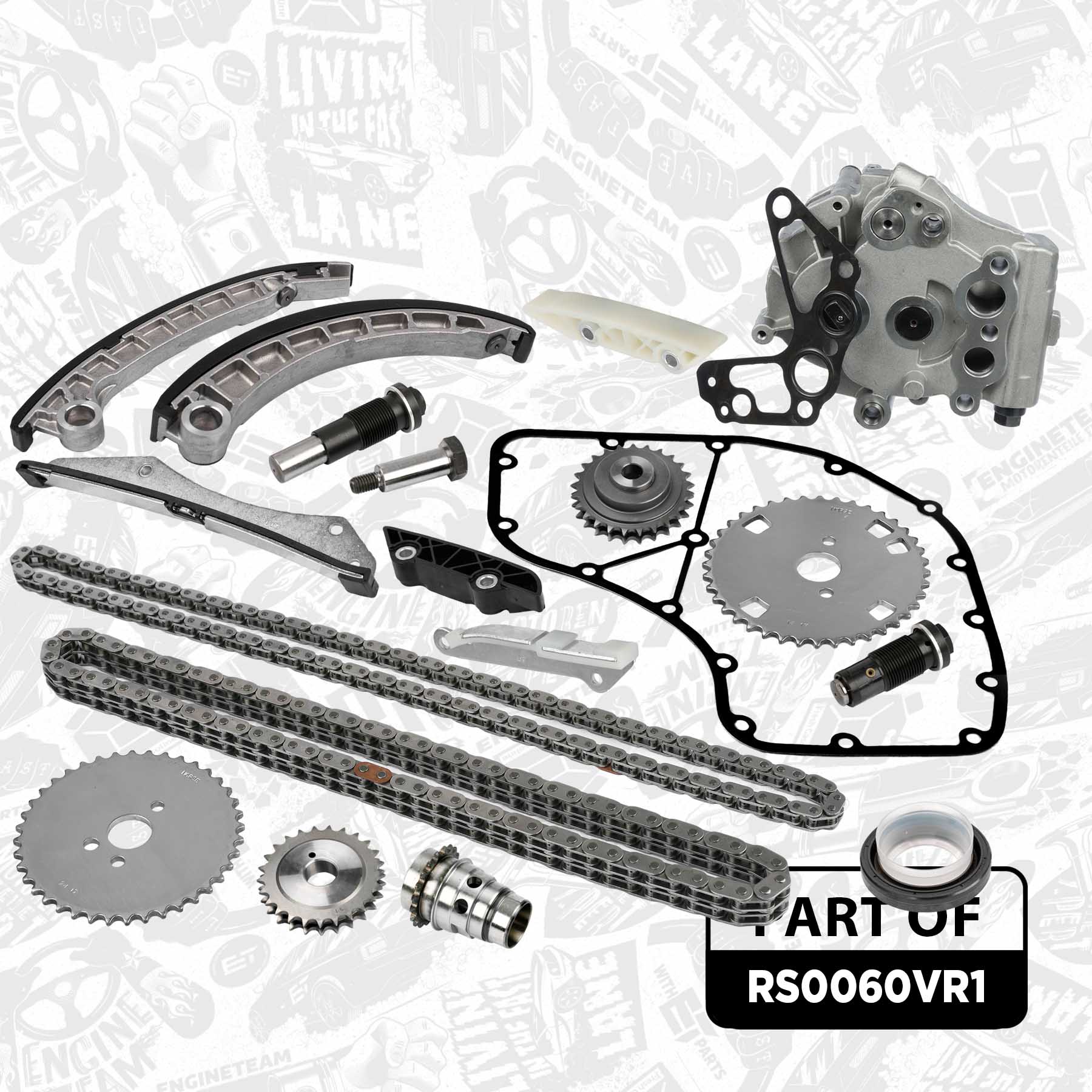 Timing Chain Kit - RS0060VR1 ET ENGINETEAM - 1001.G3, 504083124 ...