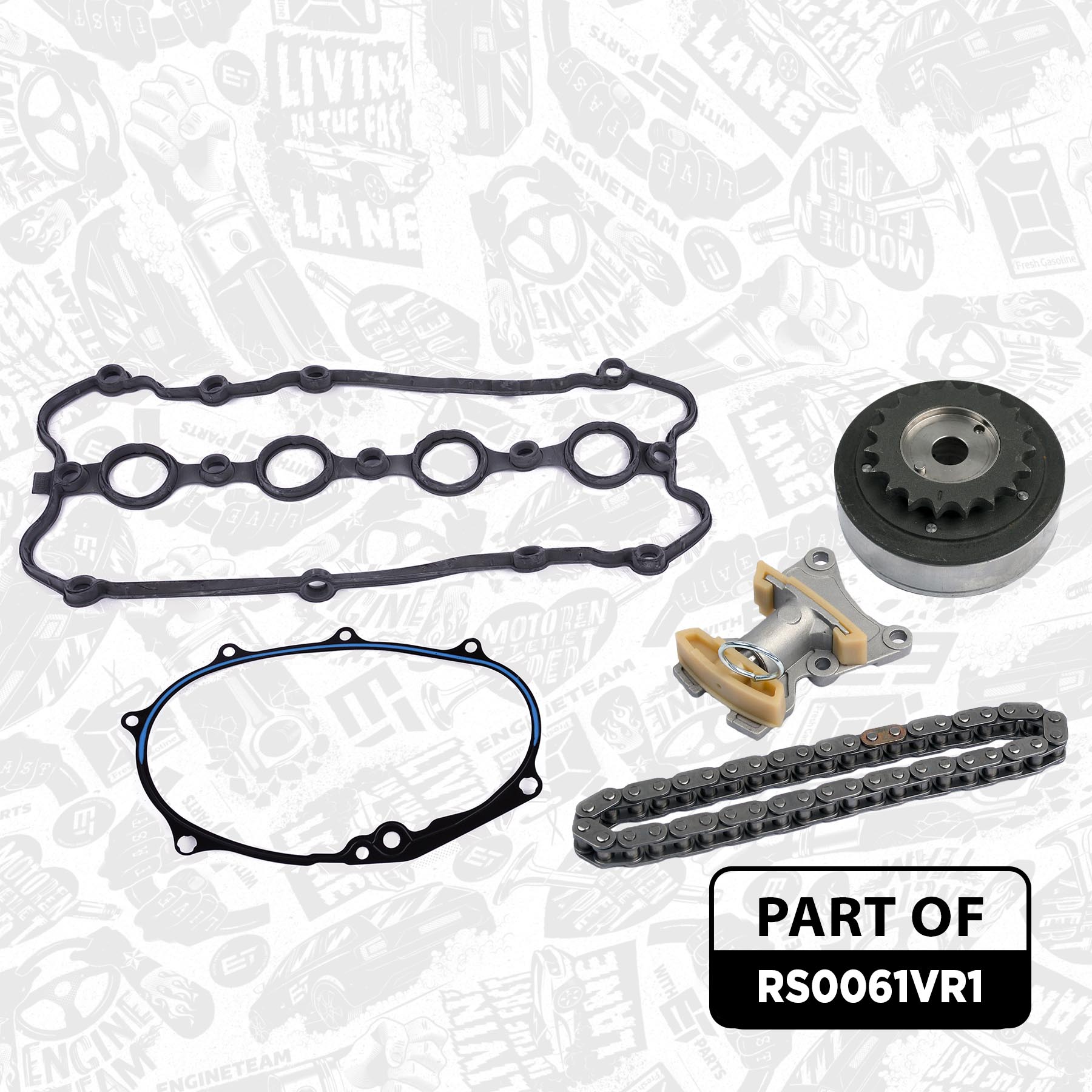 Timing Chain Kit - RS0061VR1 ET ENGINETEAM - 06D109229B, 06F109217A ...