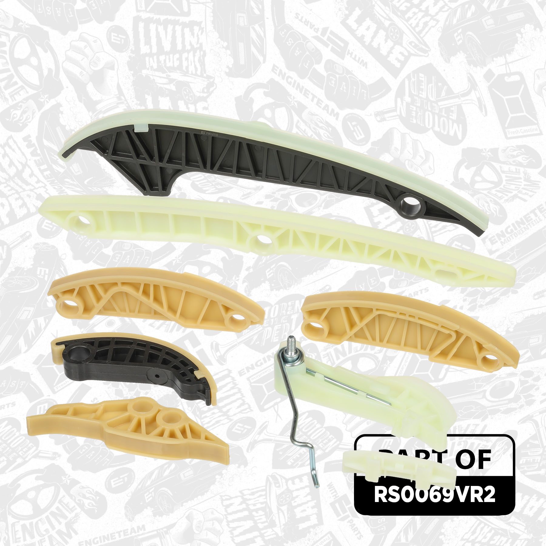 Timing Chain Kit - RS0069VR2 ET ENGINETEAM - 06H109210AE, 06H109210AF ...