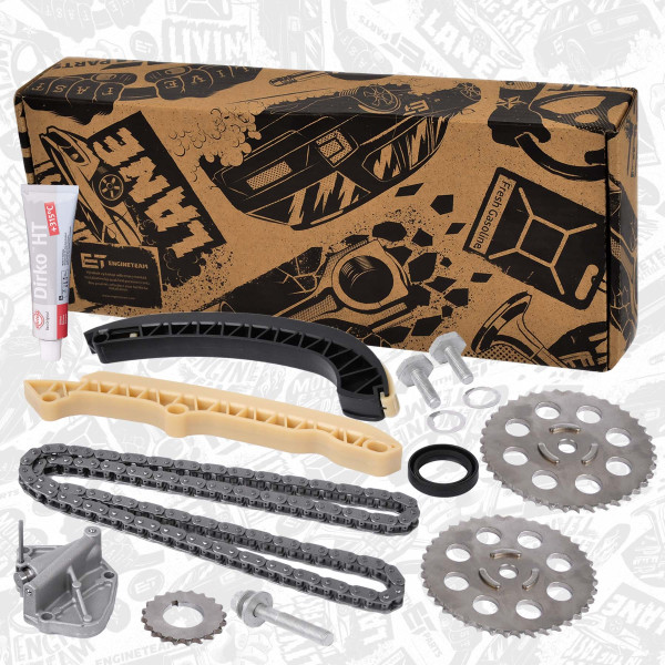 Timing Chain Kit - RS0074 ET ENGINETEAM - 03E109229A, 03E109507 ...