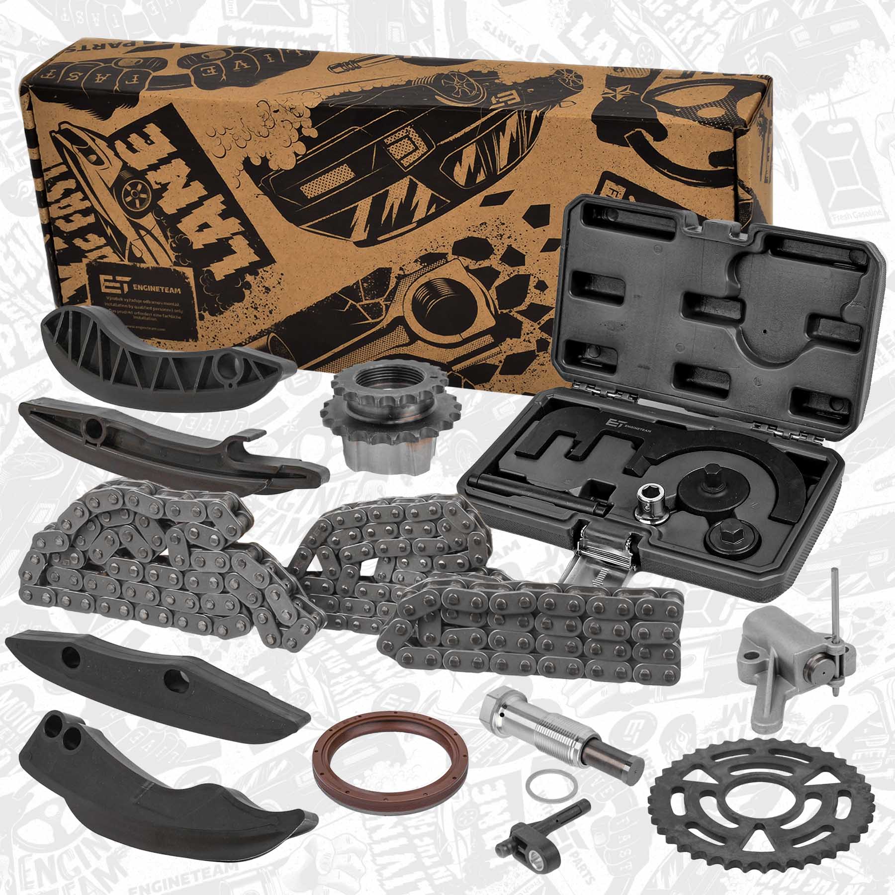 Timing Chain Kit - RS0082VR1 ET ENGINETEAM - 11318510014, 11317797897 ...