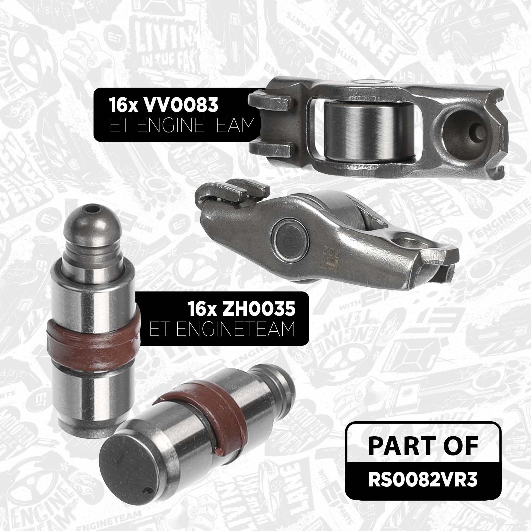 Timing Chain Kit - RS0082VR3 ET ENGINETEAM - 11318510014, 11317797897 ...