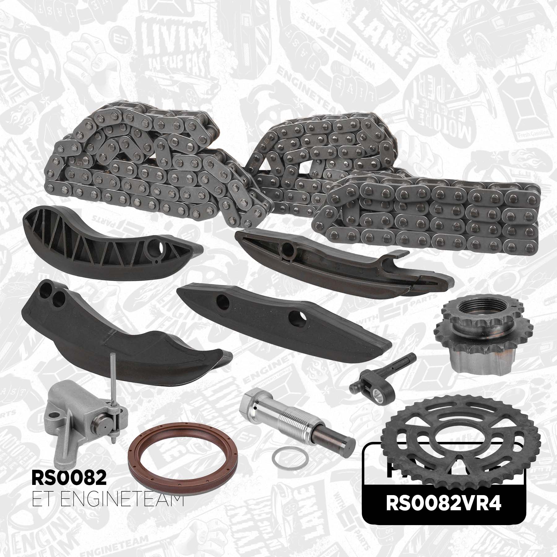 Timing Chain Kit - RS0082VR4 ET ENGINETEAM - 11318510014, 11317797897 ...