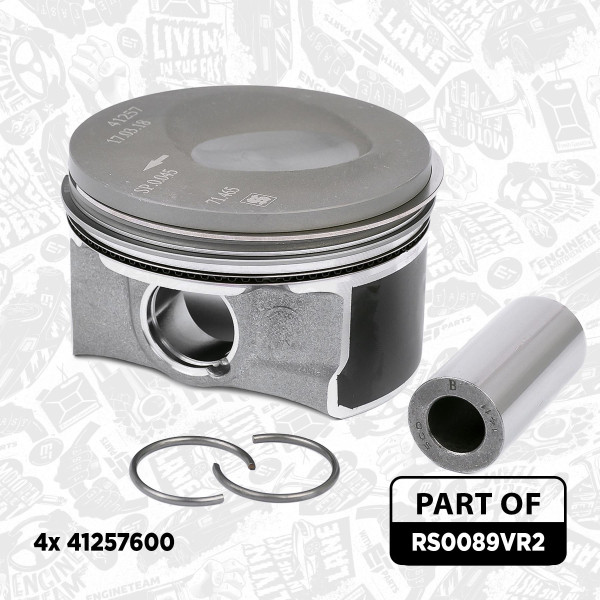 Timing Chain Kit - RS0089VR2 ET ENGINETEAM - 03F105209G, 03F109158G ...