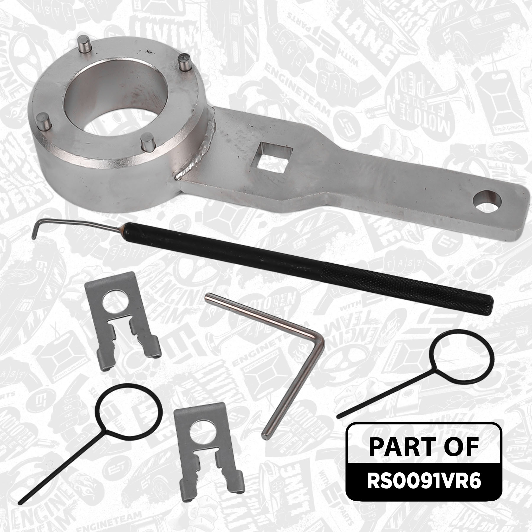Timing Chain Kit - RS0091VR6 ET ENGINETEAM - 06H109158, 06H109158J ...