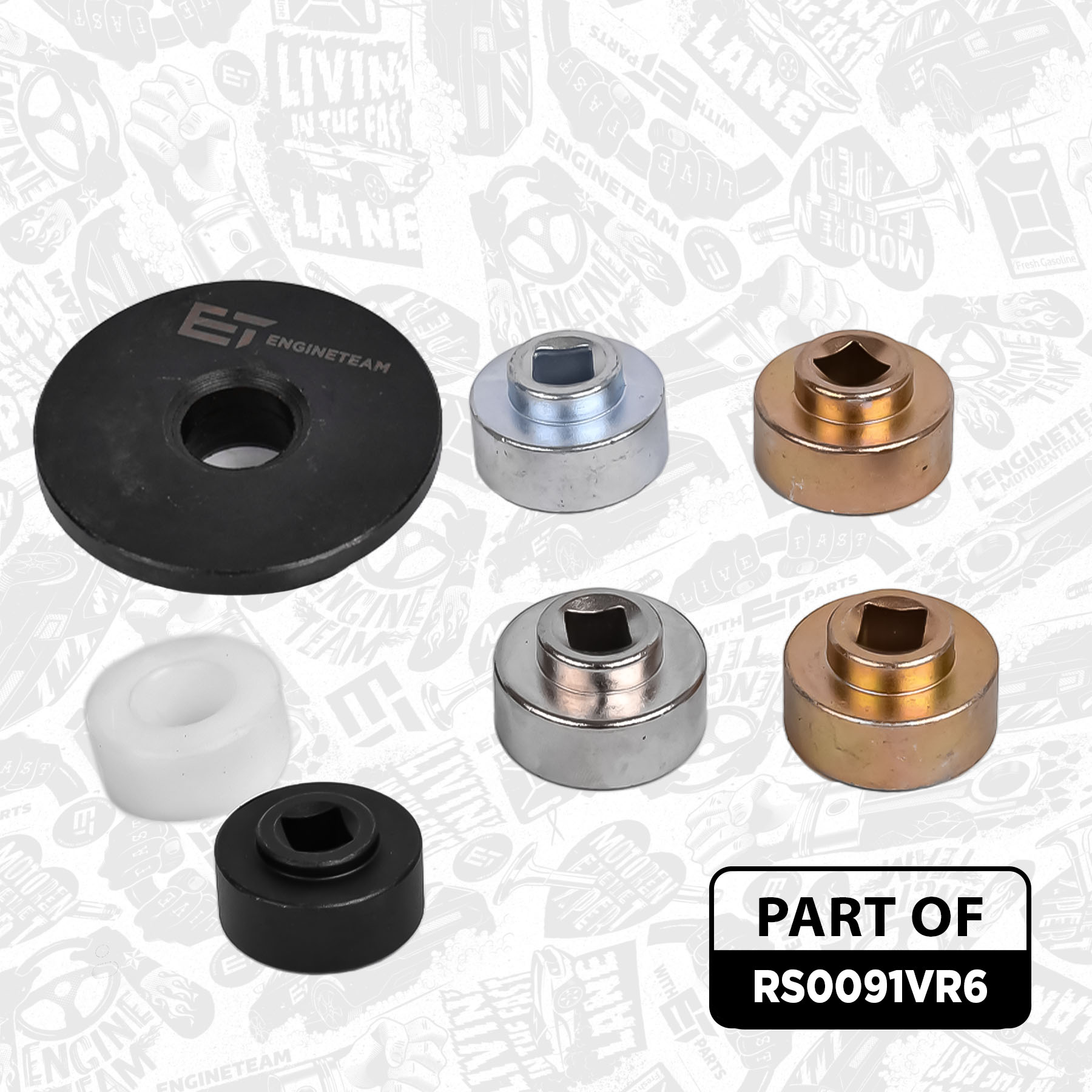 Timing Chain Kit - RS0091VR6 ET ENGINETEAM - 06H109158, 06H109158J ...