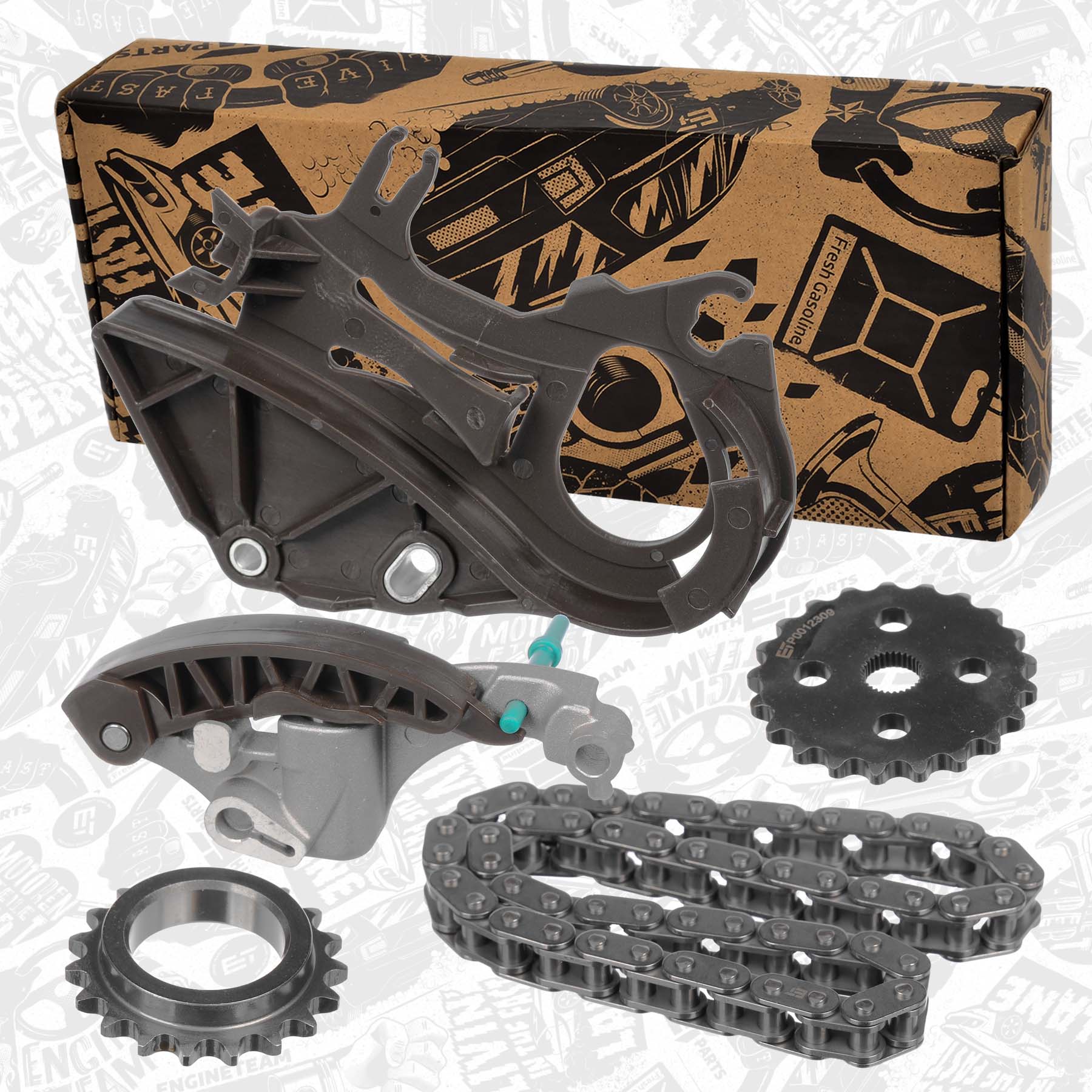Chain Kit, oil pump drive - RS0096 ET ENGINETEAM - 11417548800 ...