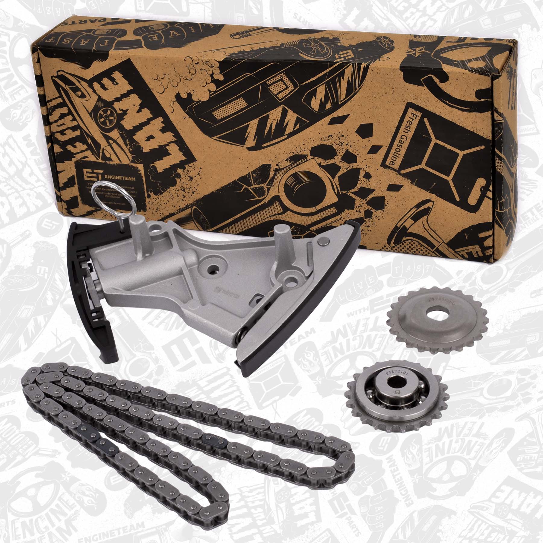 Chain Kit, oil pump drive - RS0100 ET ENGINETEAM - 03P115230C ...