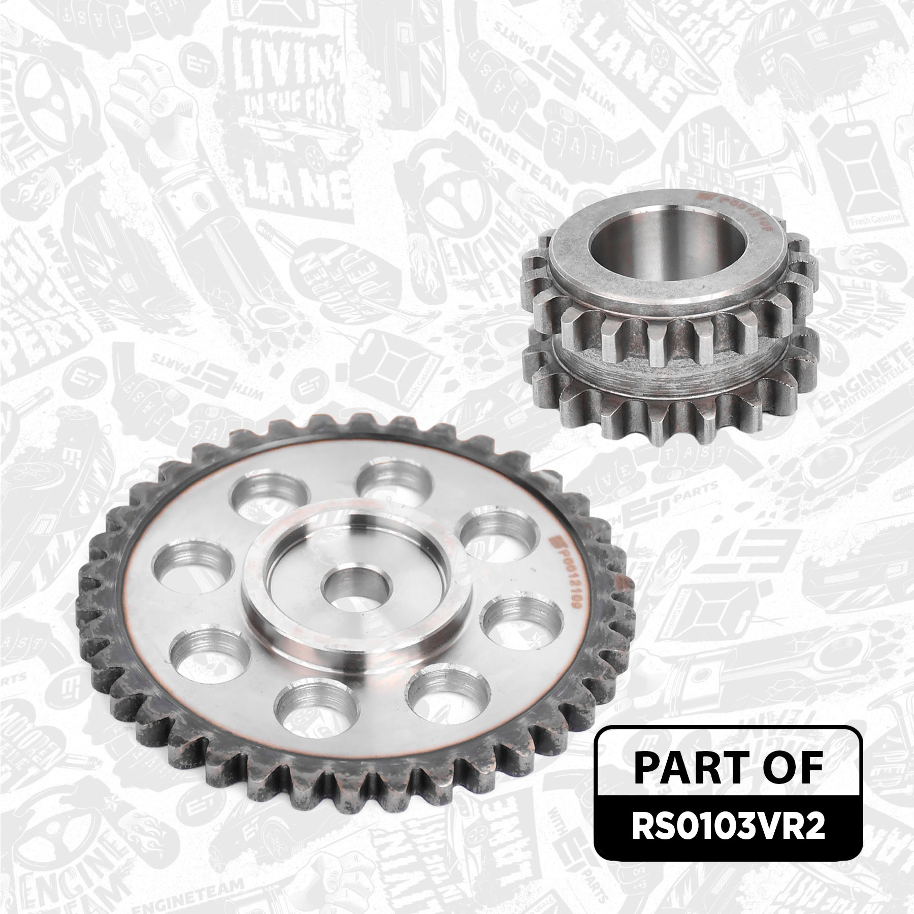 Timing Chain Kit - RS0103VR2 ET ENGINETEAM - 03C109287F, 03C109287G ...