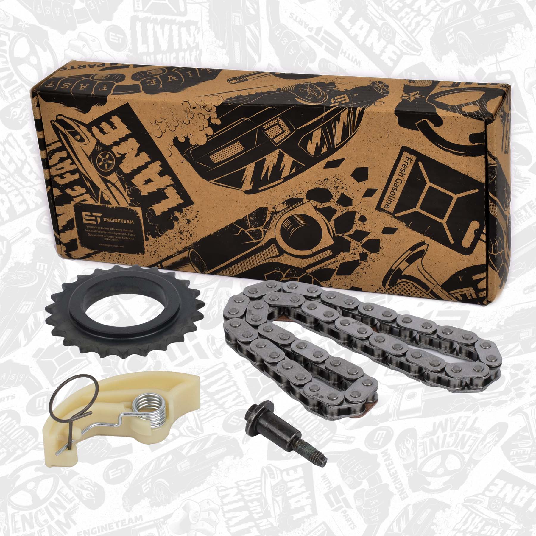 Chain Kit, oil pump drive - RS0105 ET ENGINETEAM - 15041-00Q0D ...