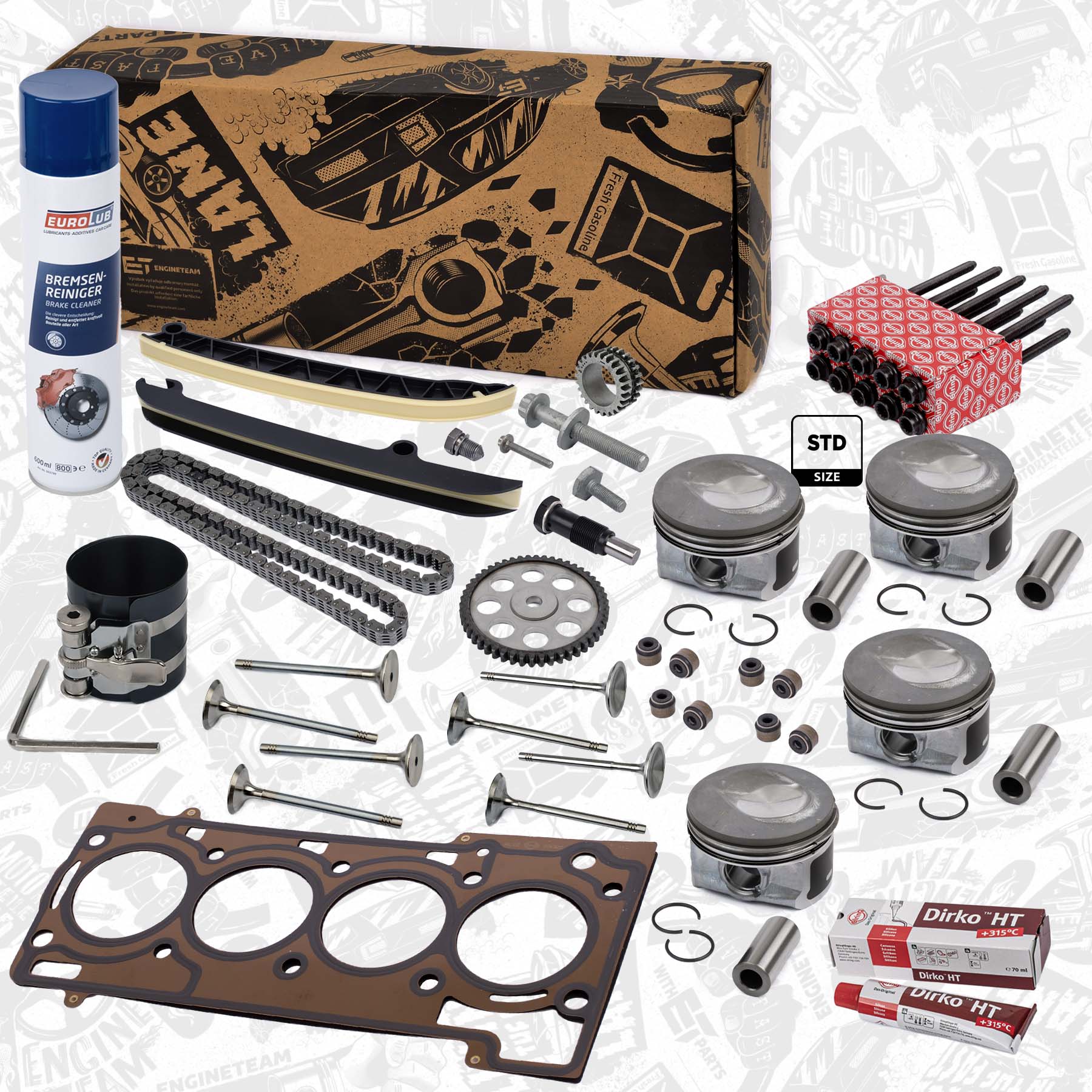 Timing Chain Kit - RS0106VR1 ET ENGINETEAM - 03F198158B, 03F198158 ...