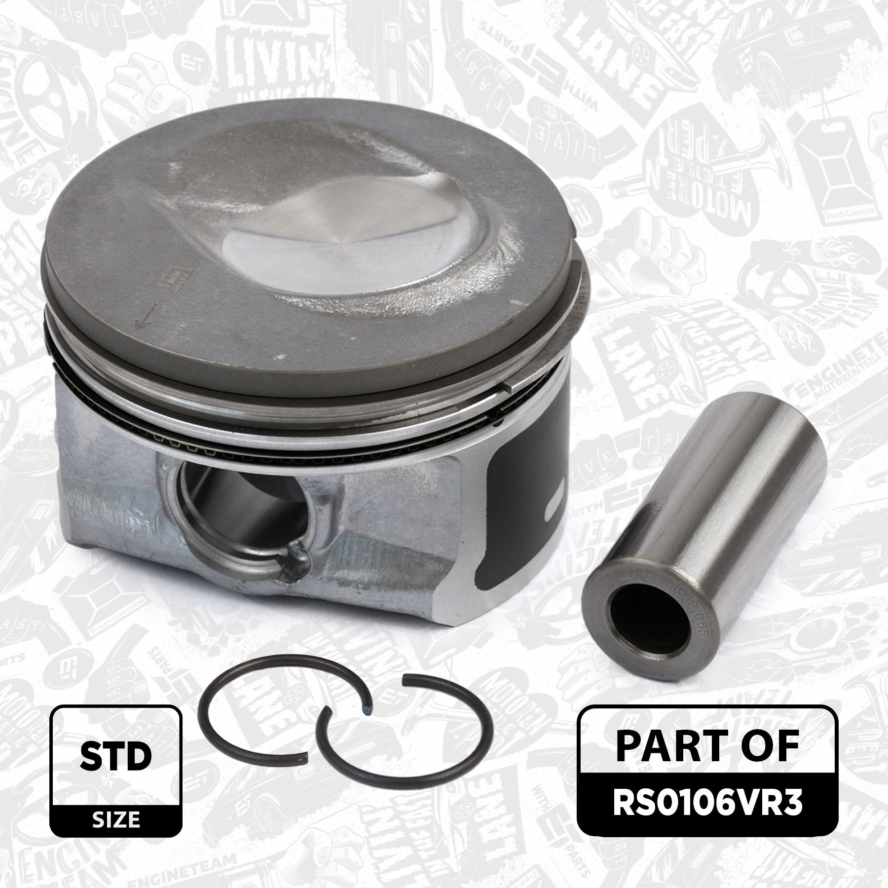 Timing Chain Kit - RS0106VR3 ET ENGINETEAM - 03F198158B, 03F198158 ...