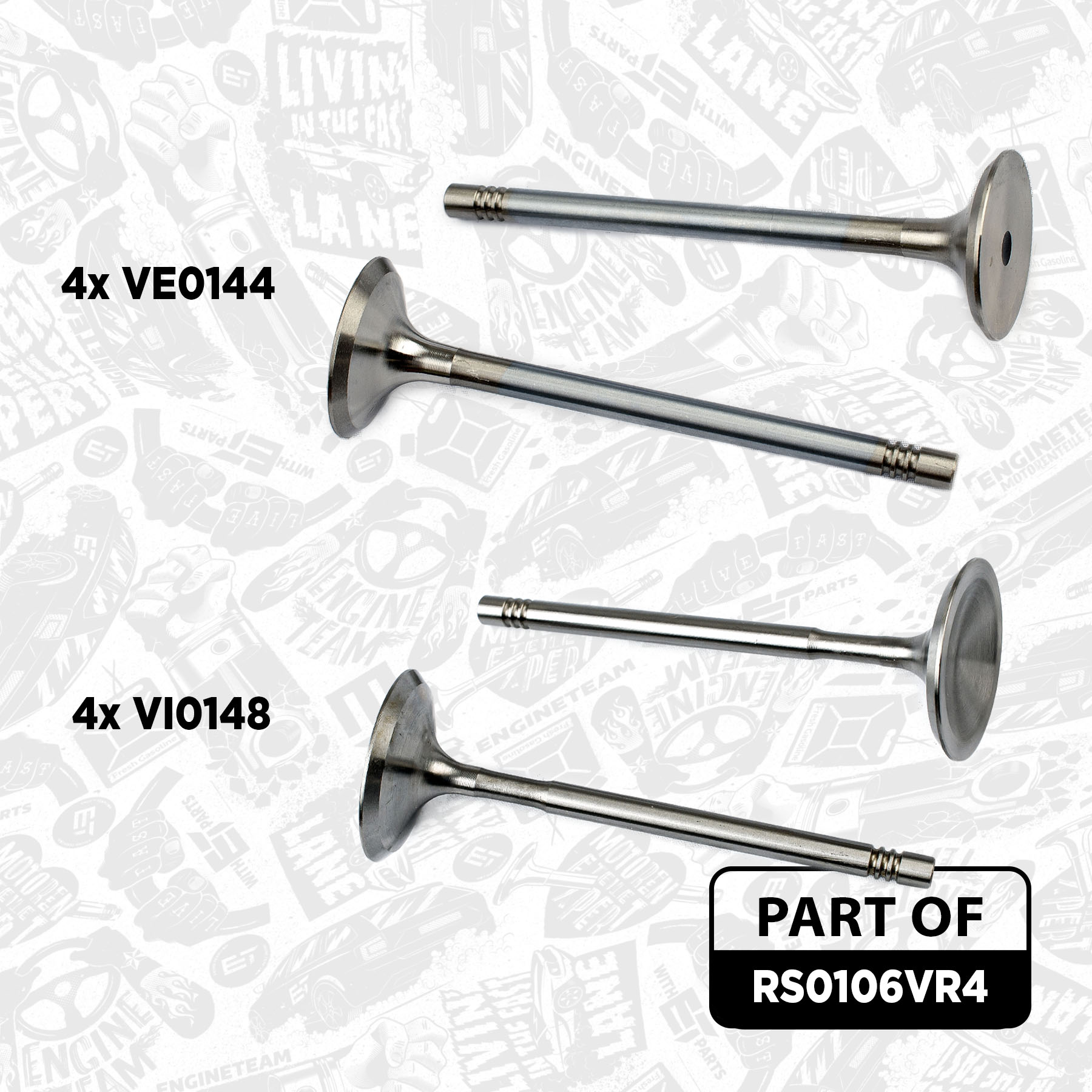 Timing Chain Kit - RS0106VR4 ET ENGINETEAM - 03F198158B, 03F198158 ...