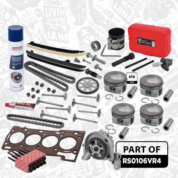 Timing Chain Kit - RS0106VR4 ET ENGINETEAM - 03F198158B, 03F198158 ...