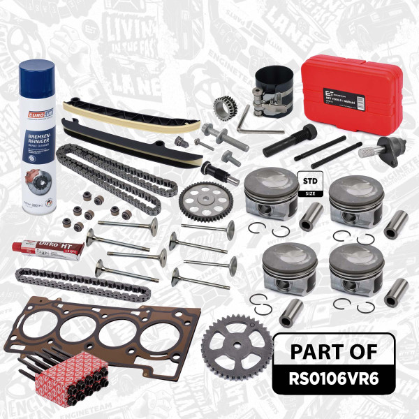 Timing Chain Kit - RS0106VR6 ET ENGINETEAM - 03F105209G, 03F109158G ...