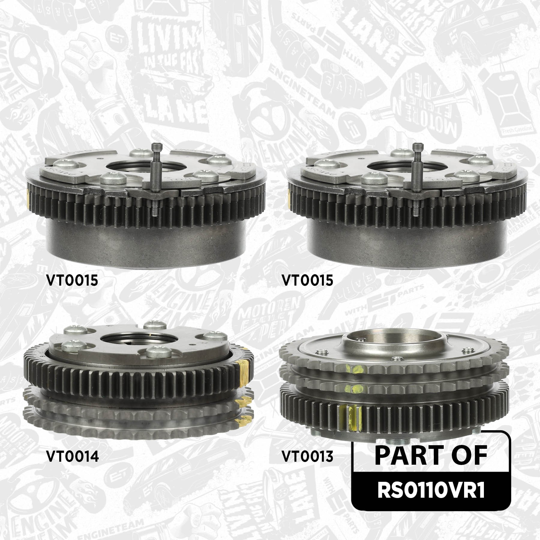 Timing Chain Kit - RS0110VR1 ET ENGINETEAM - 9930676, 9930776 ...