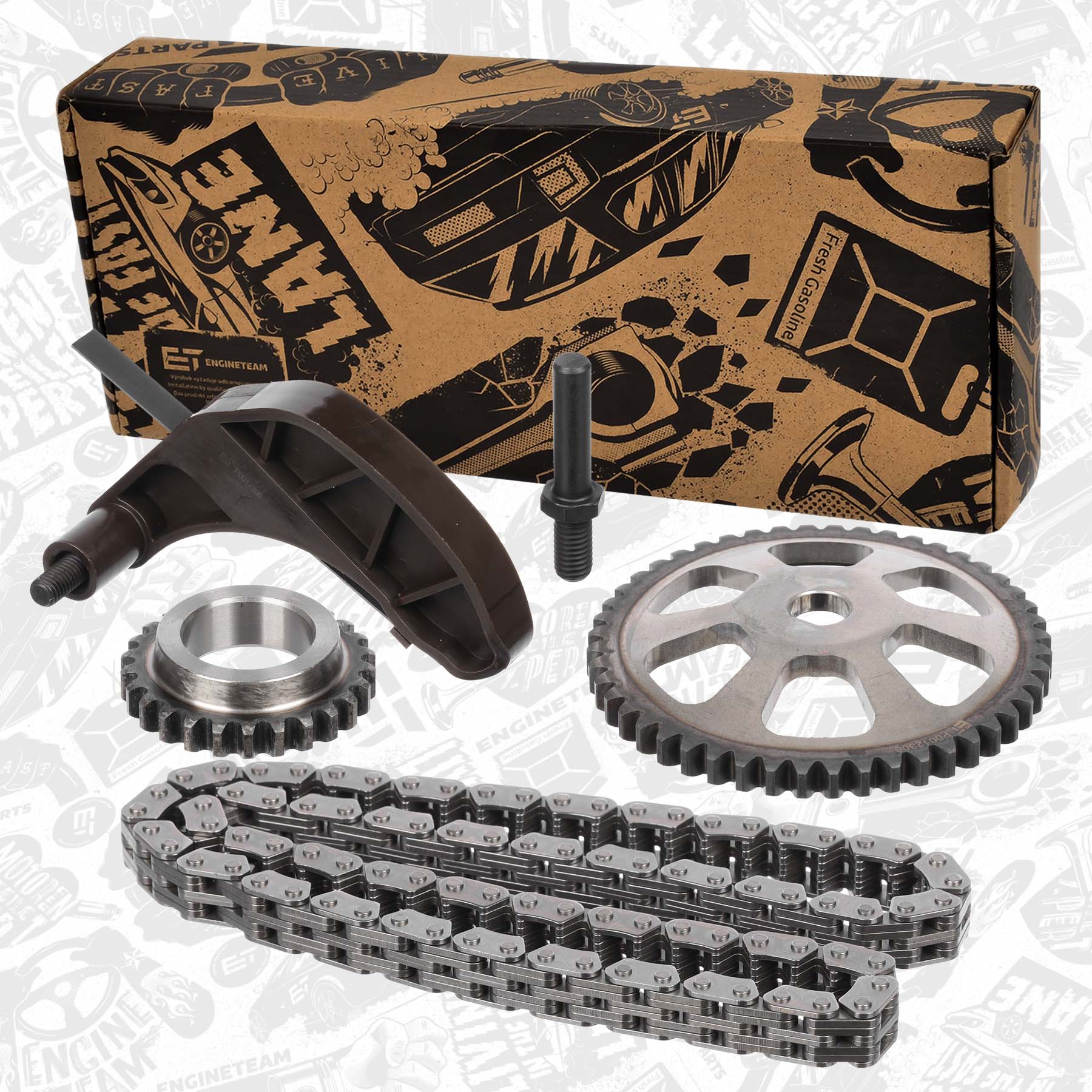 Chain Kit, oil pump drive - RS0116 ET ENGINETEAM - 03E115225 ...
