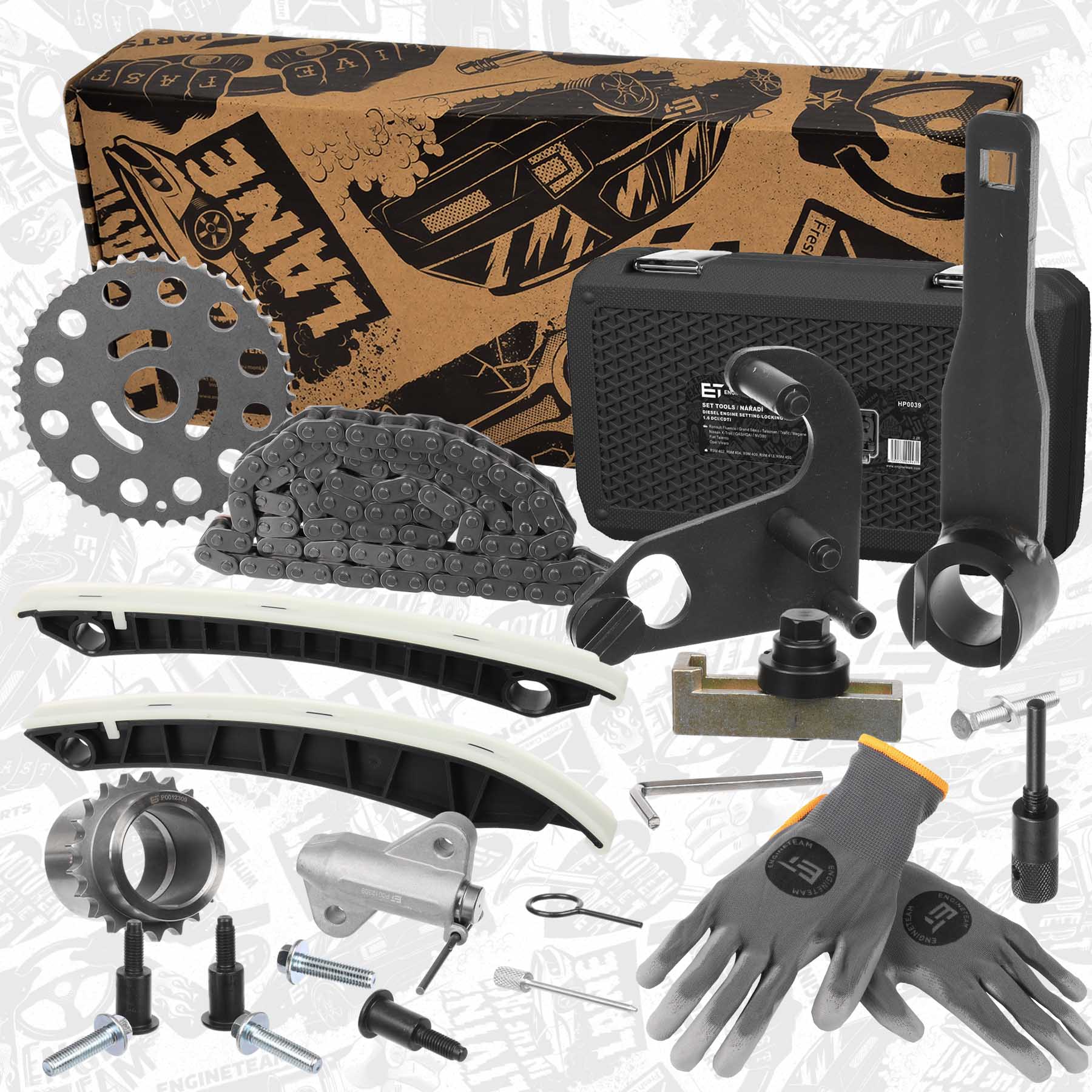 Timing Chain Kit - RS0117VR4 ET ENGINETEAM - 130C1-8929R, 13021-0111R ...