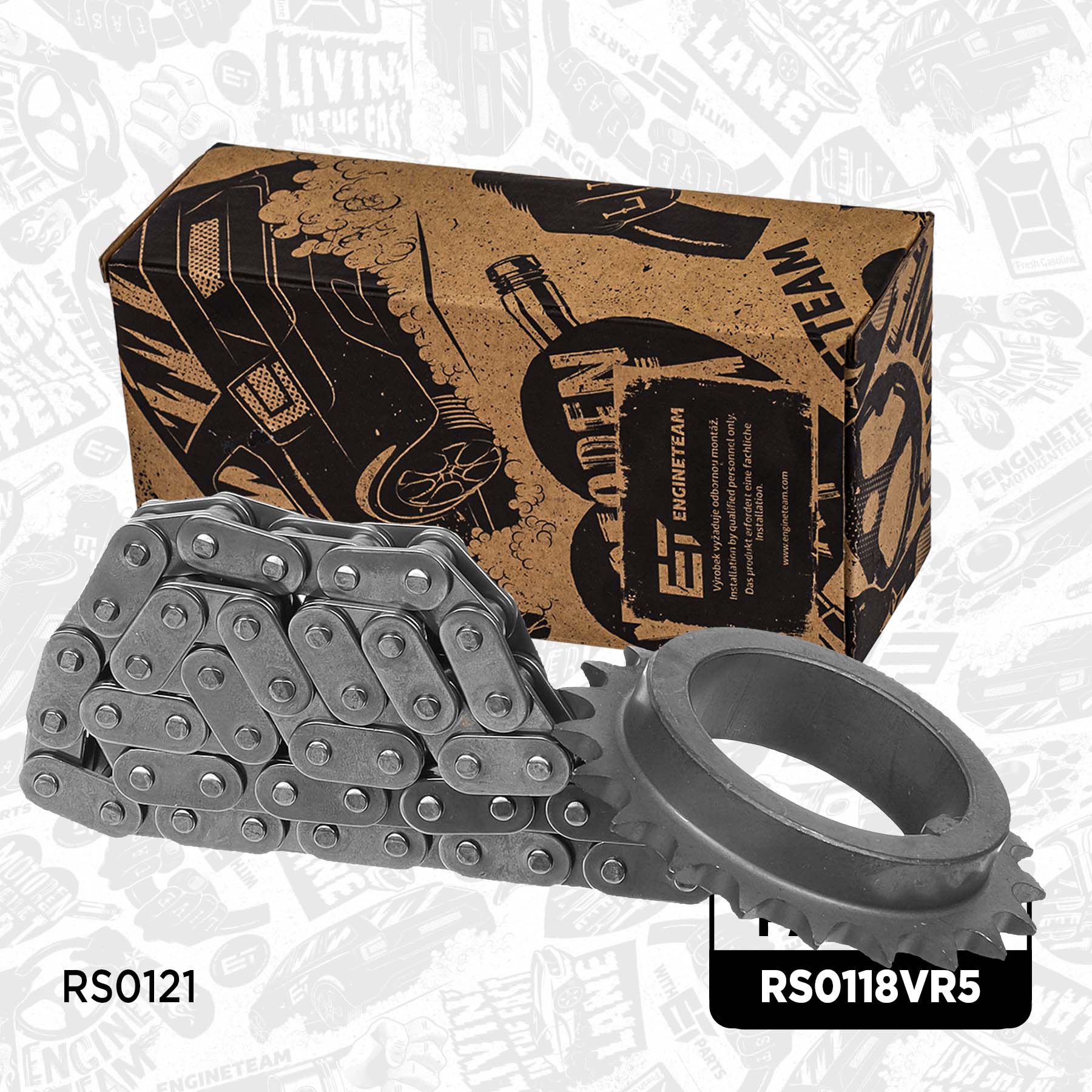 Timing Chain Kit - RS0118VR5 ET ENGINETEAM - 130289246R, 15010-00Q2C ...