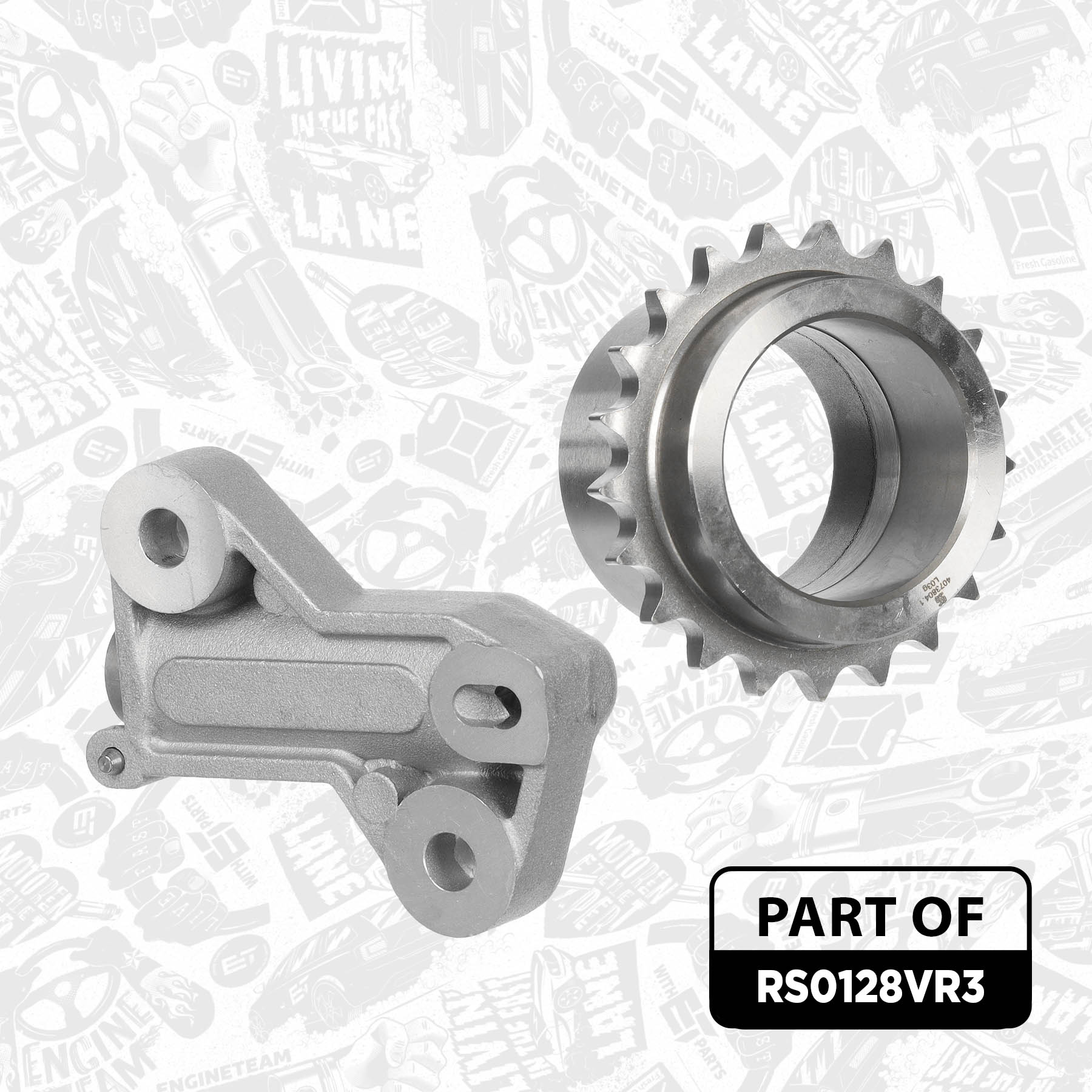 Timing Chain Kit - RS0128VR3 ET ENGINETEAM - 130706089R, 8201012338 ...