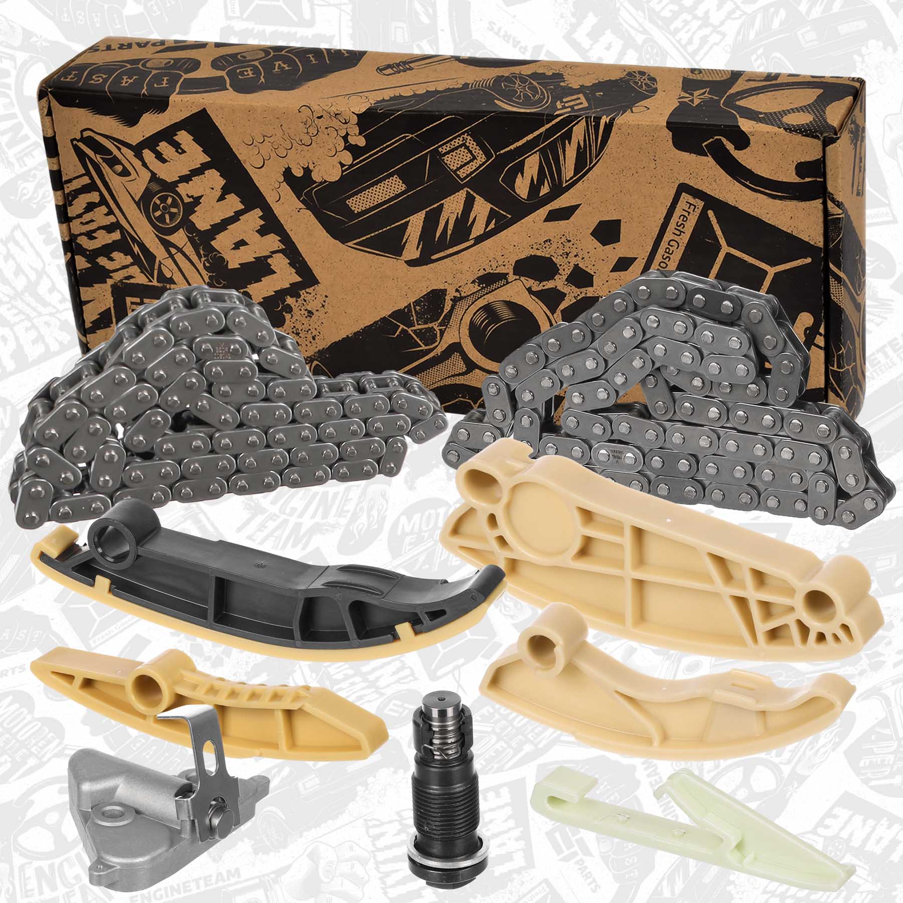 Timing Chain Kit - RS0145 ET ENGINETEAM - AJ813317, LR073745, JDE36923 ...