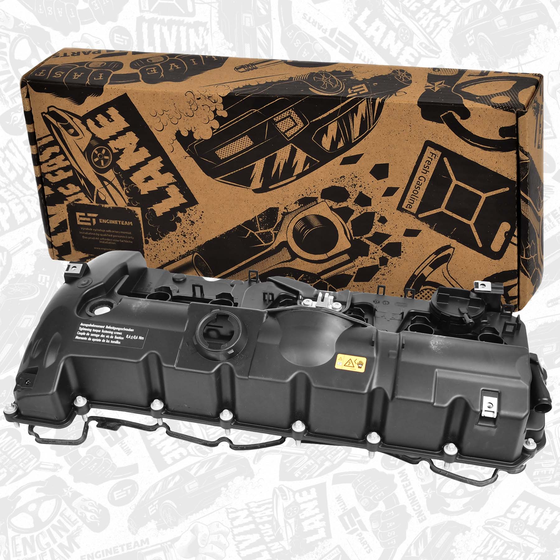 Cylinder Head Cover - RV0009 ET ENGINETEAM - 7552281, 11127552281, 477. ...