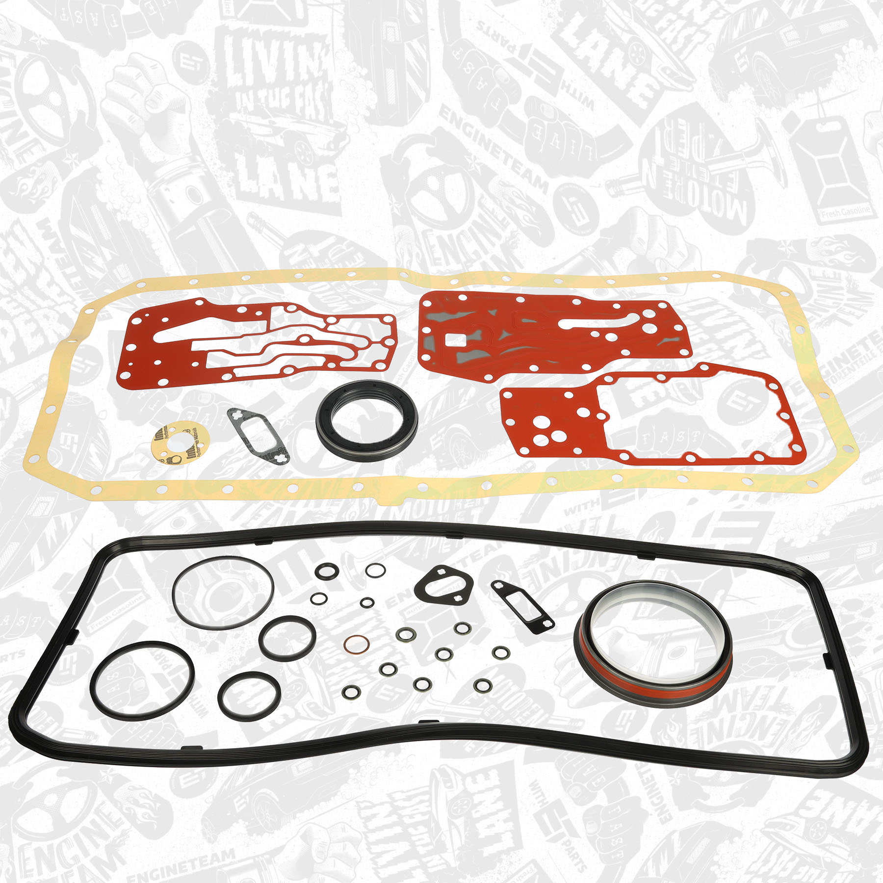 Gasket Kit, crankcase - TC0003 ET ENGINETEAM - 4955230, 08-36927-03 ...