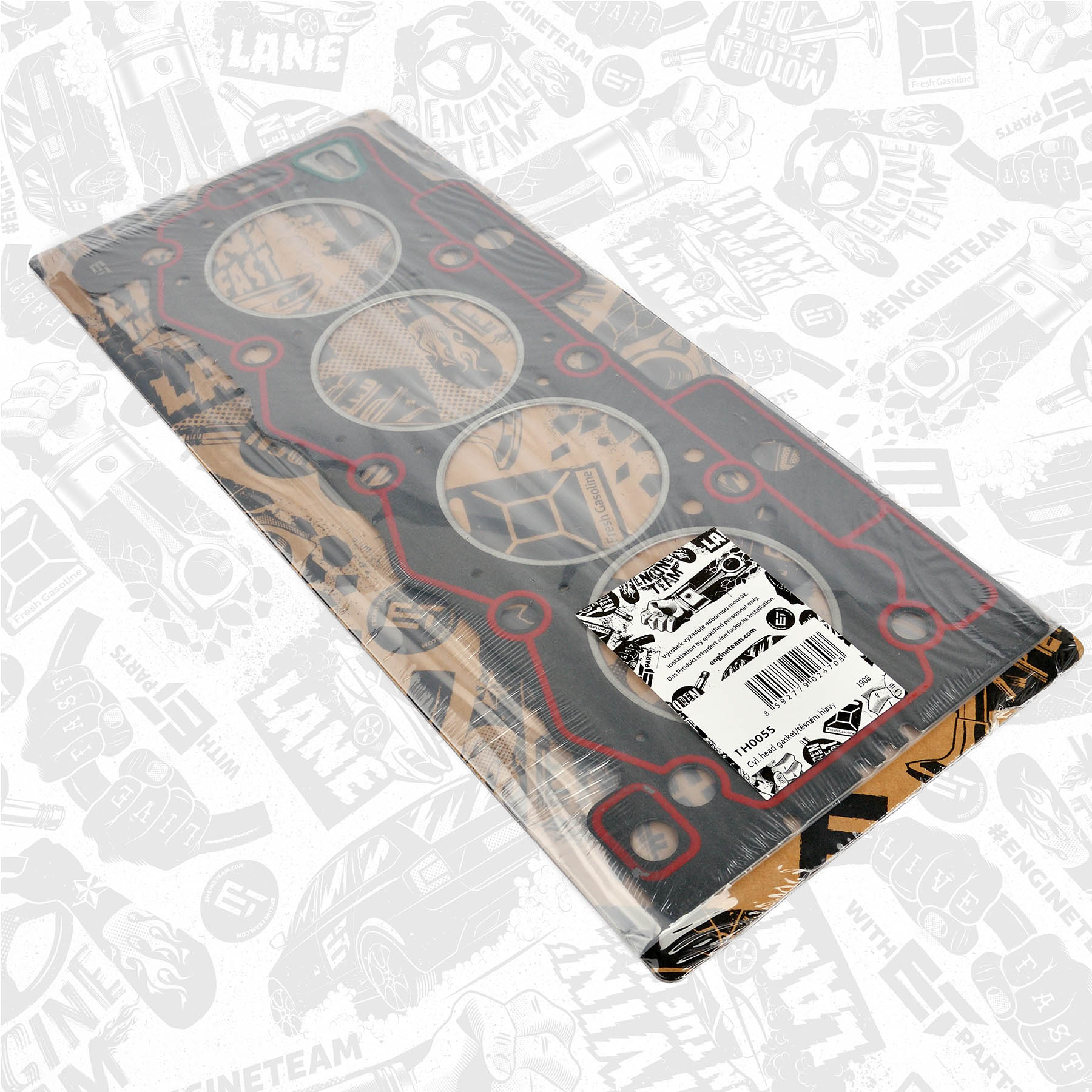 Gasket, cylinder head - TH0055 ET ENGINETEAM - 0209.CJ, 9652803180 ...