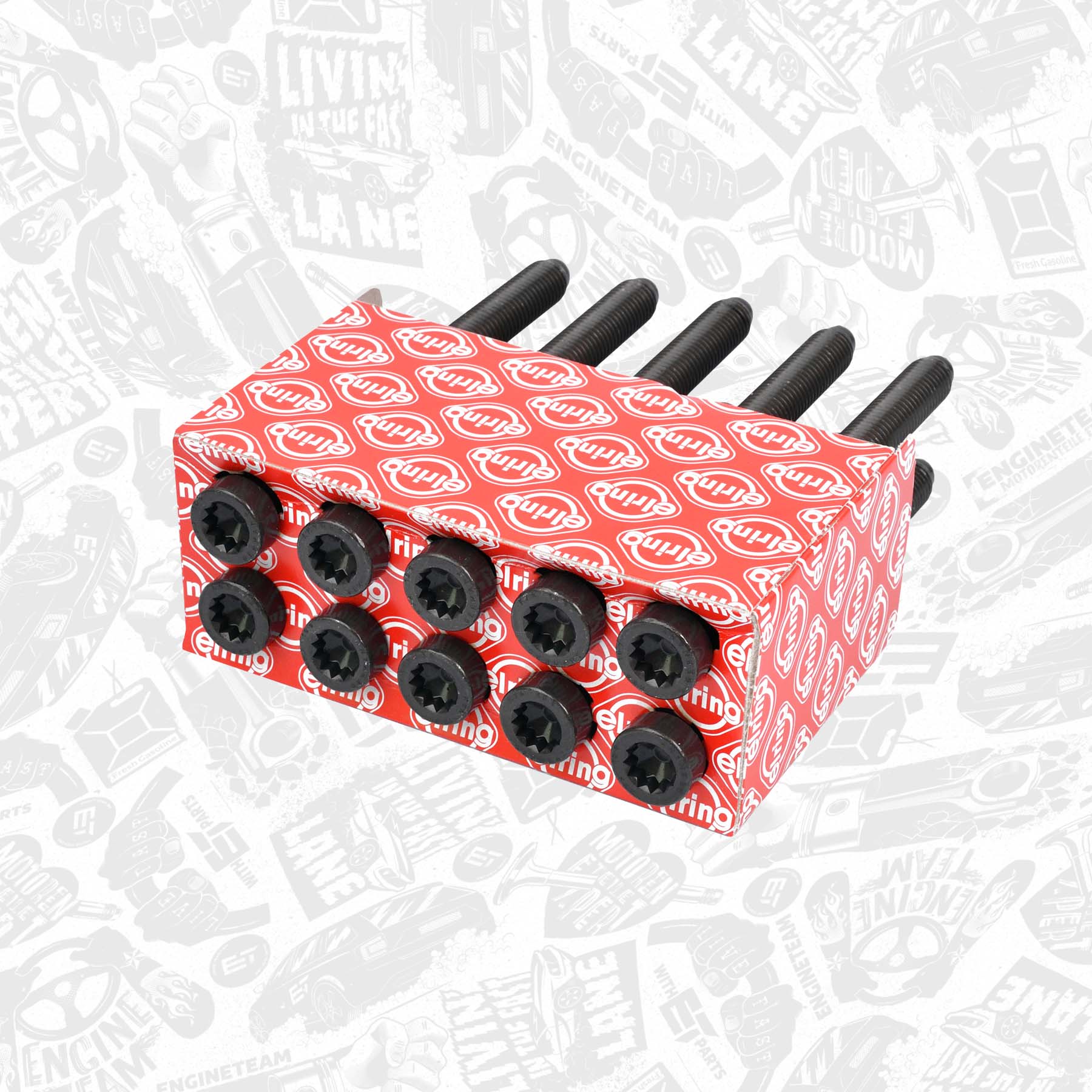 Gasket, cylinder head + bolt set - TH0082BT ET ENGINETEAM - 03L103383AJ ...