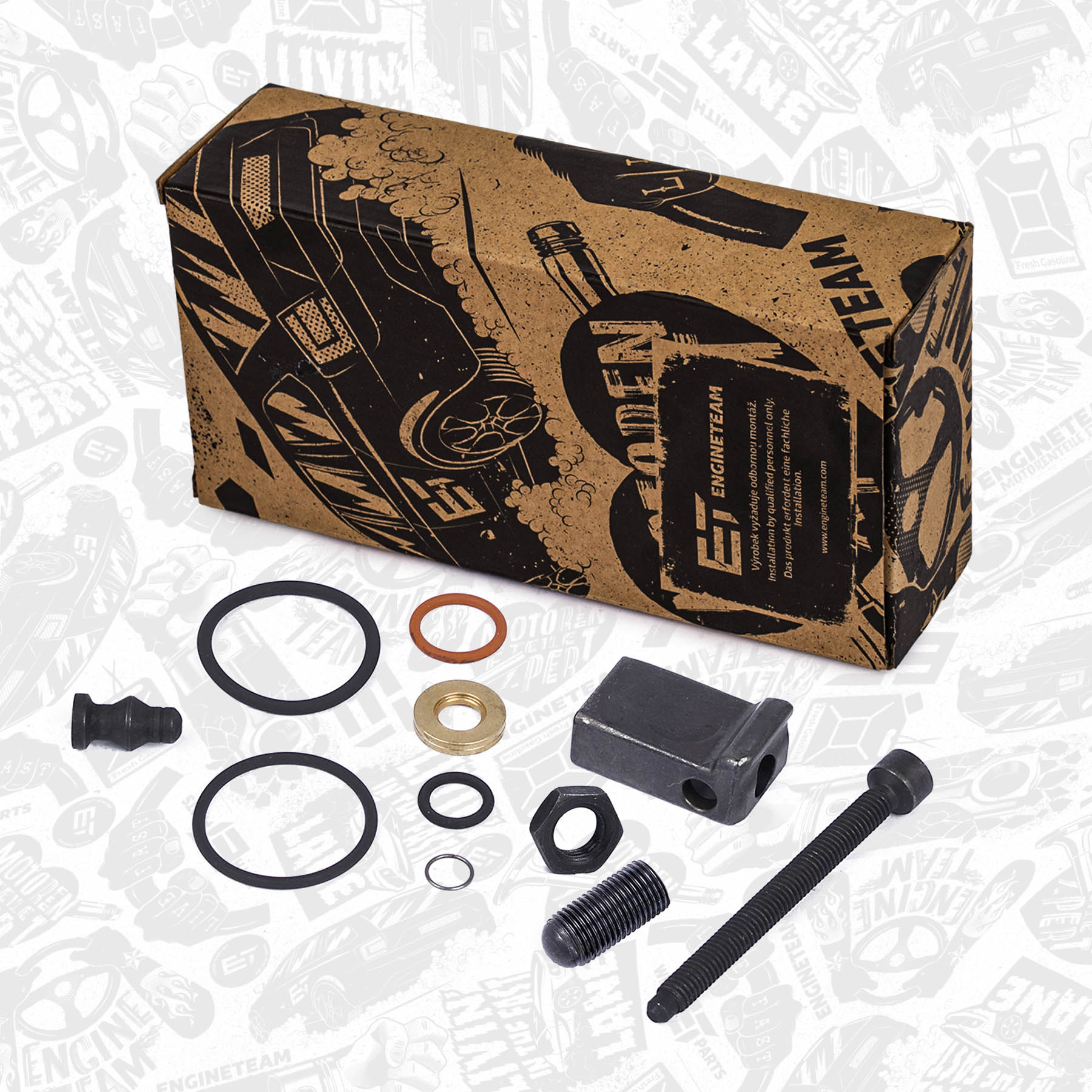 Seal Kit, injector nozzle + bolt - TM0004 ET ENGINETEAM - 038130069B ...
