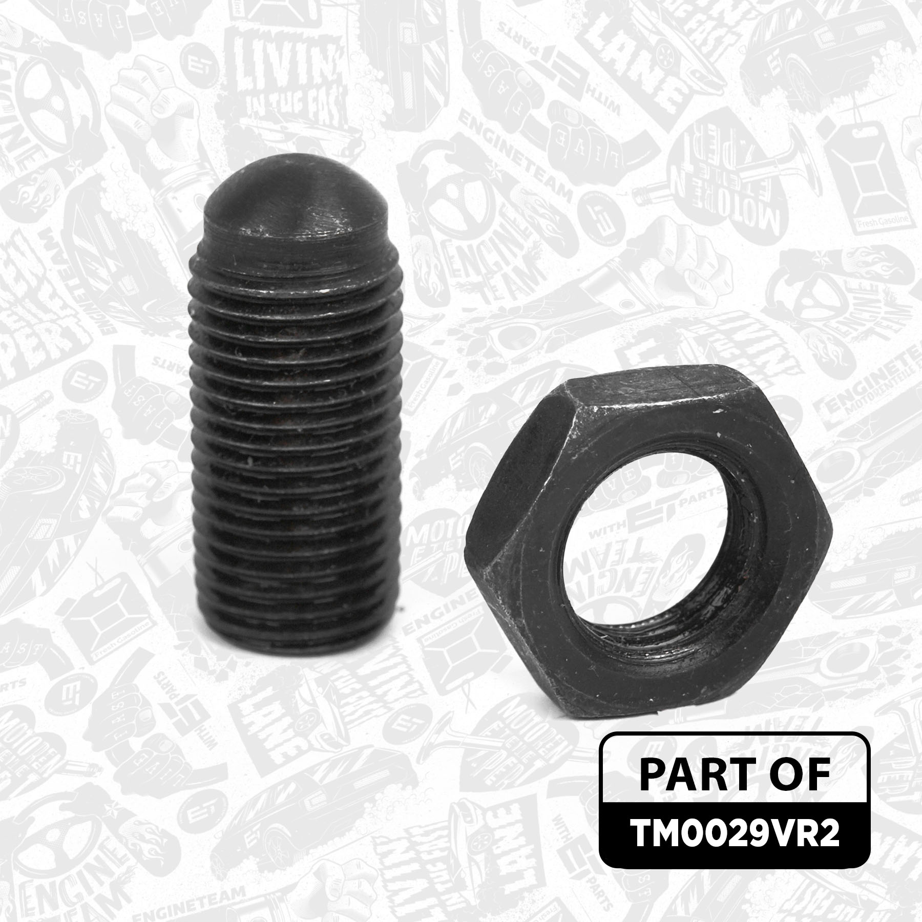 Seal Kit, injector nozzle 3 pcs + bolts - TM0029VR2 ET ENGINETEAM ...