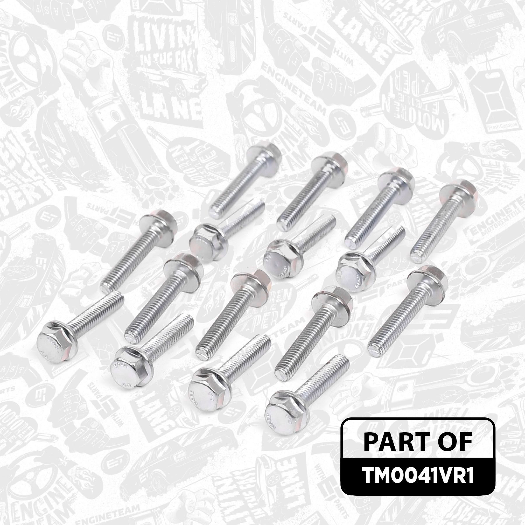 Gasket, cylinder head cover - TM0041VR1 ET ENGINETEAM - 070103469A ...