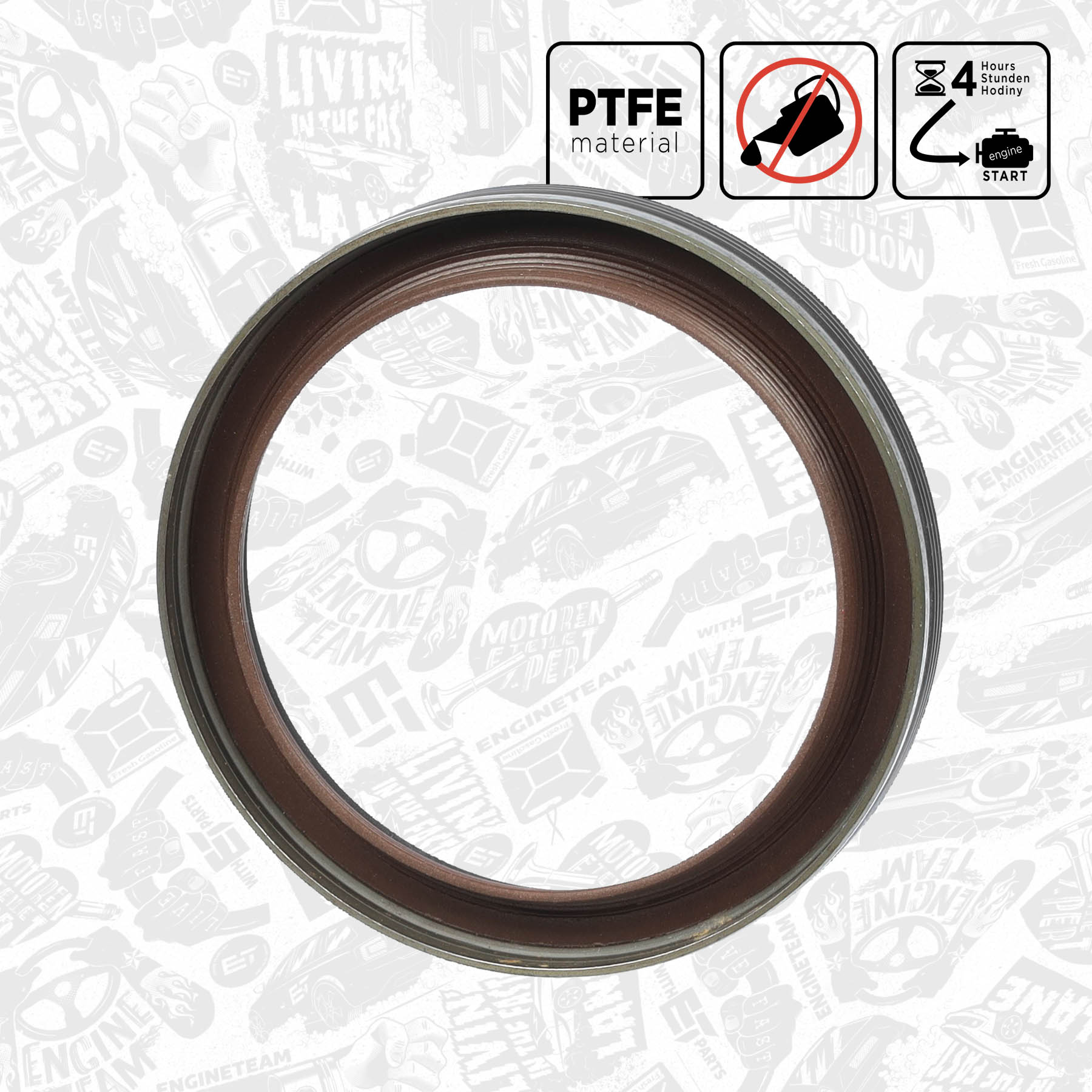 Shaft Seal, crankshaft - TM0054 ET ENGINETEAM - 11142249534, 5638605 ...