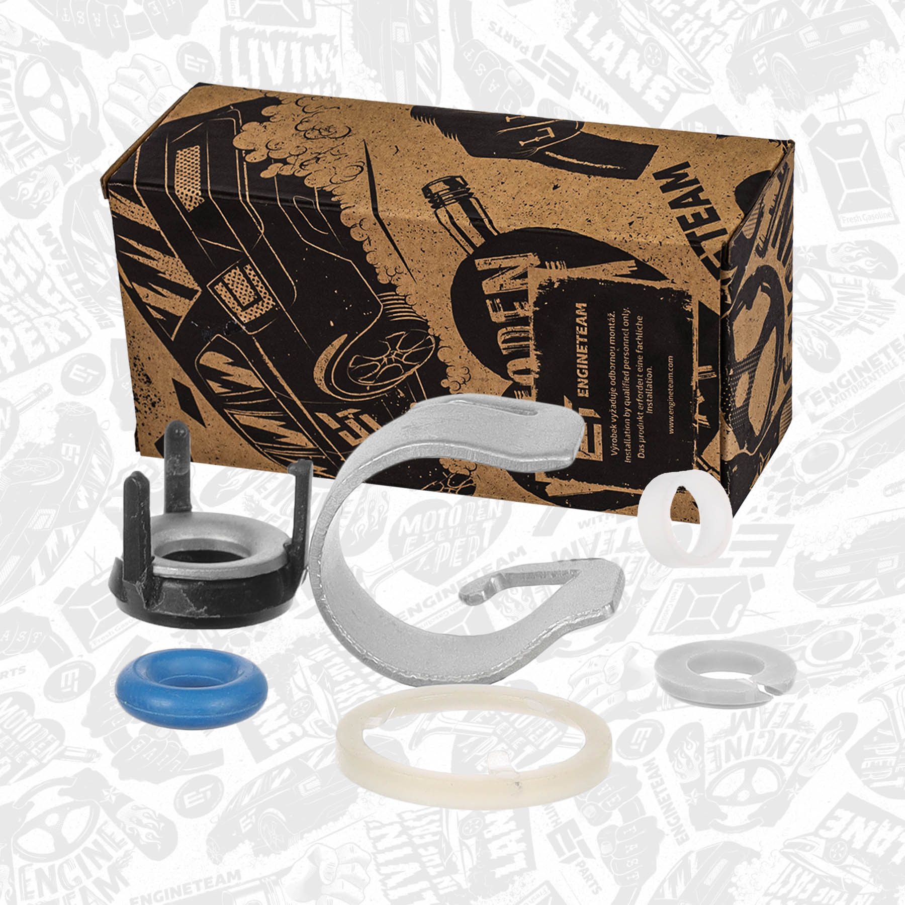 Seal Ring Set, injection valve - TM0059 ET ENGINETEAM - 06J998907B ...