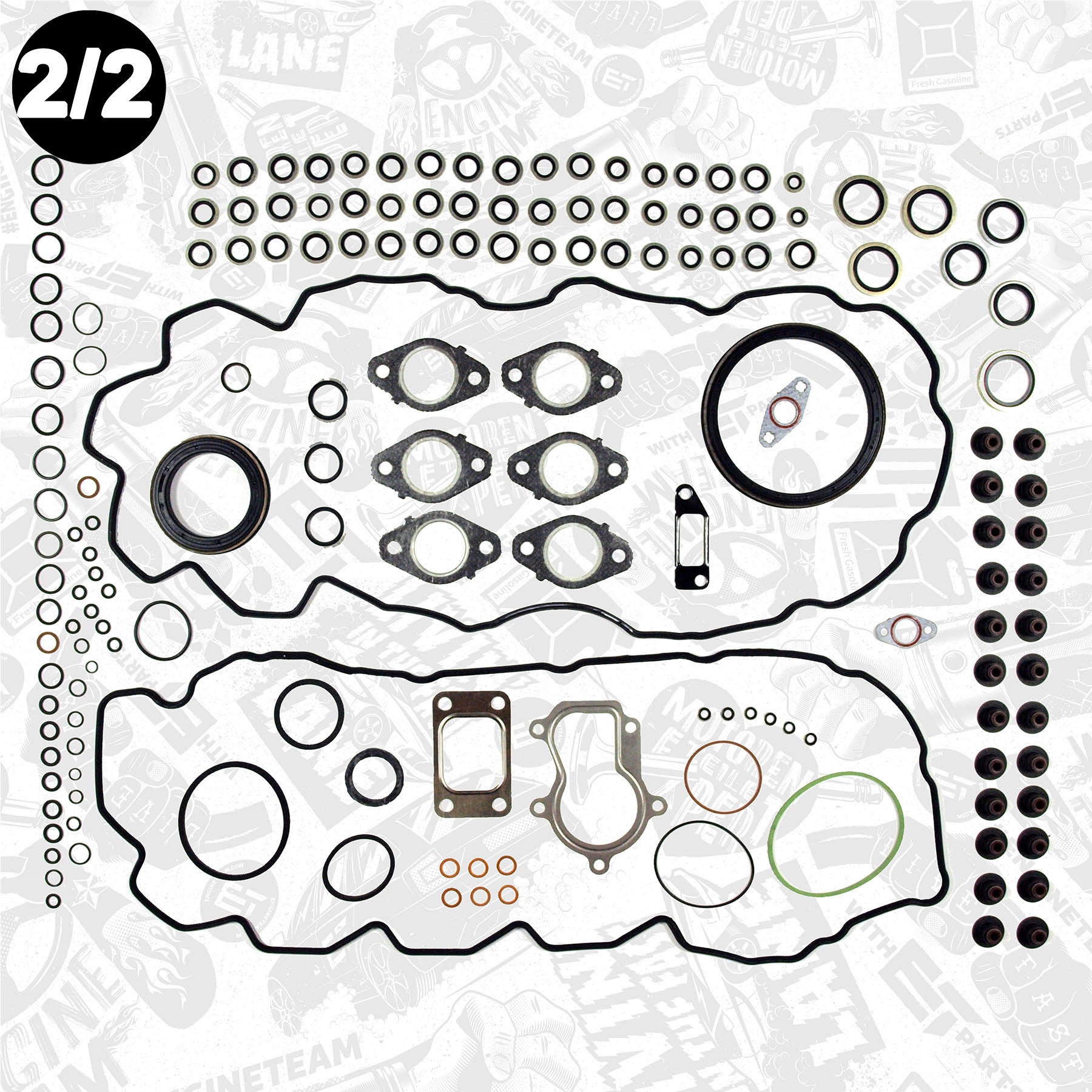 Full Gasket Kit, engine - TS0003 ET ENGINETEAM - 2992644, 2995642 ...