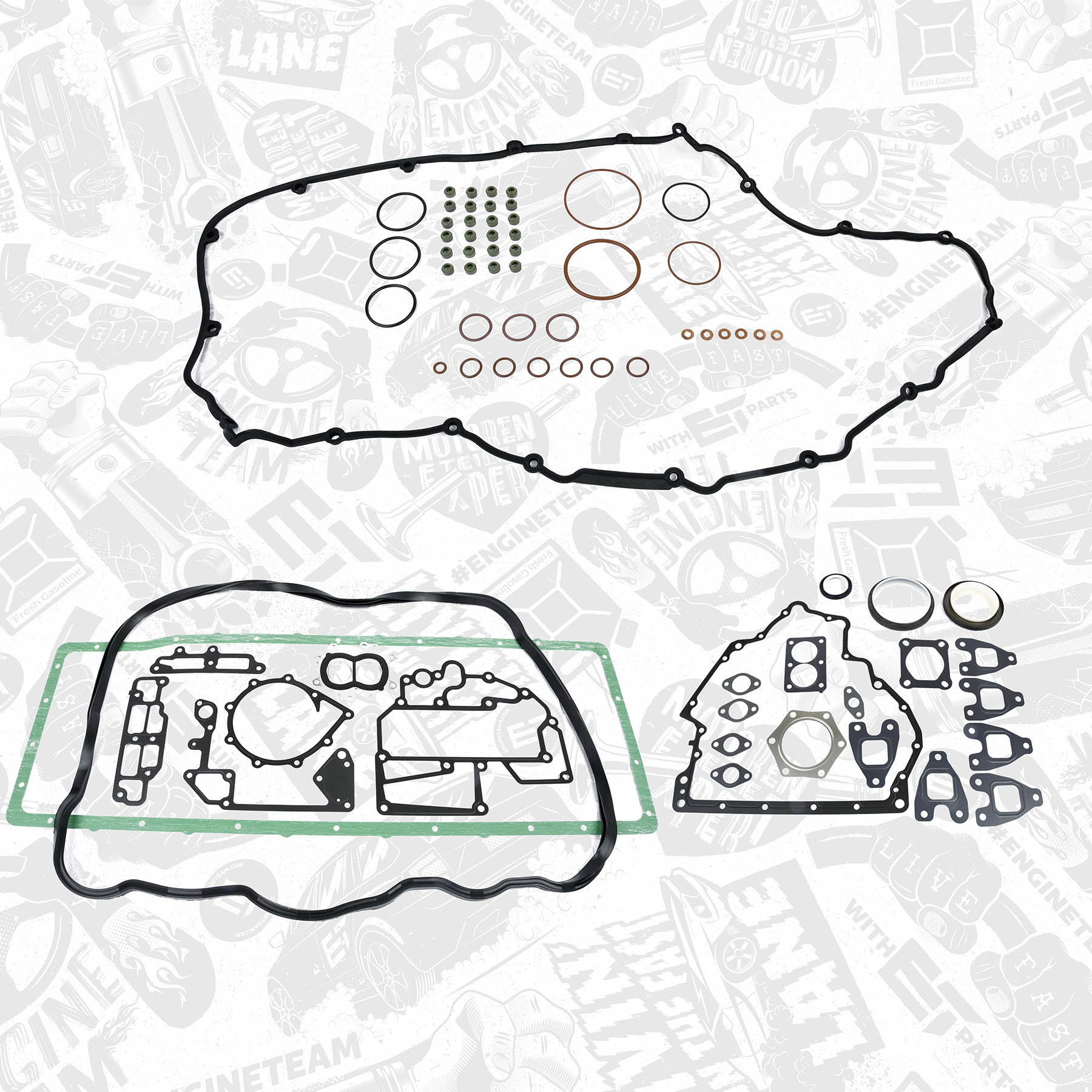 Full Gasket Kit, engine - TS0023 ET ENGINETEAM - 01-37180-01, 198.610 ...