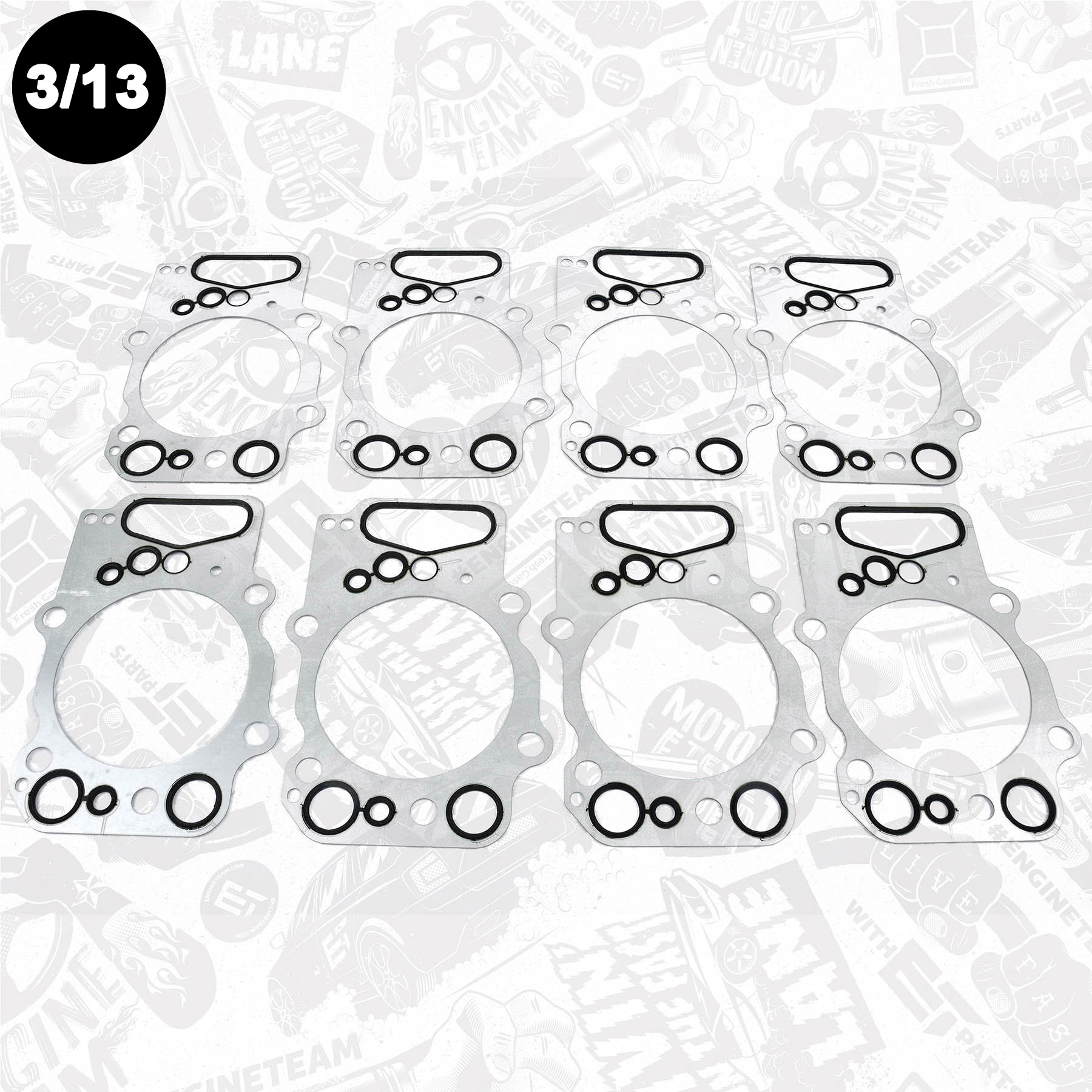 Full Gasket Kit, engine - TS0024 ET ENGINETEAM - 13488502, 01-34885-02 ...