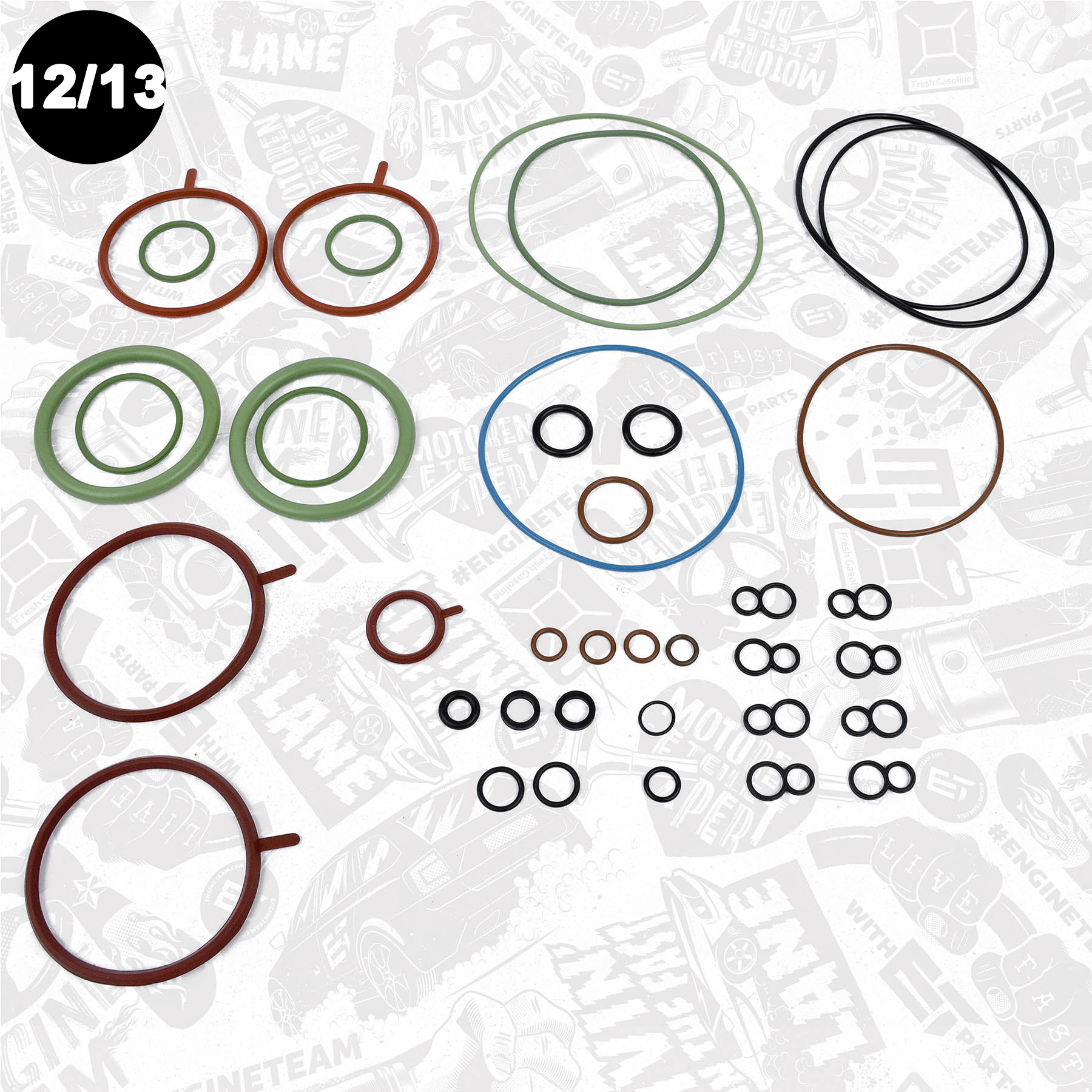 Full Gasket Kit, engine - TS0024 ET ENGINETEAM - 13488502, 01-34885-02 ...