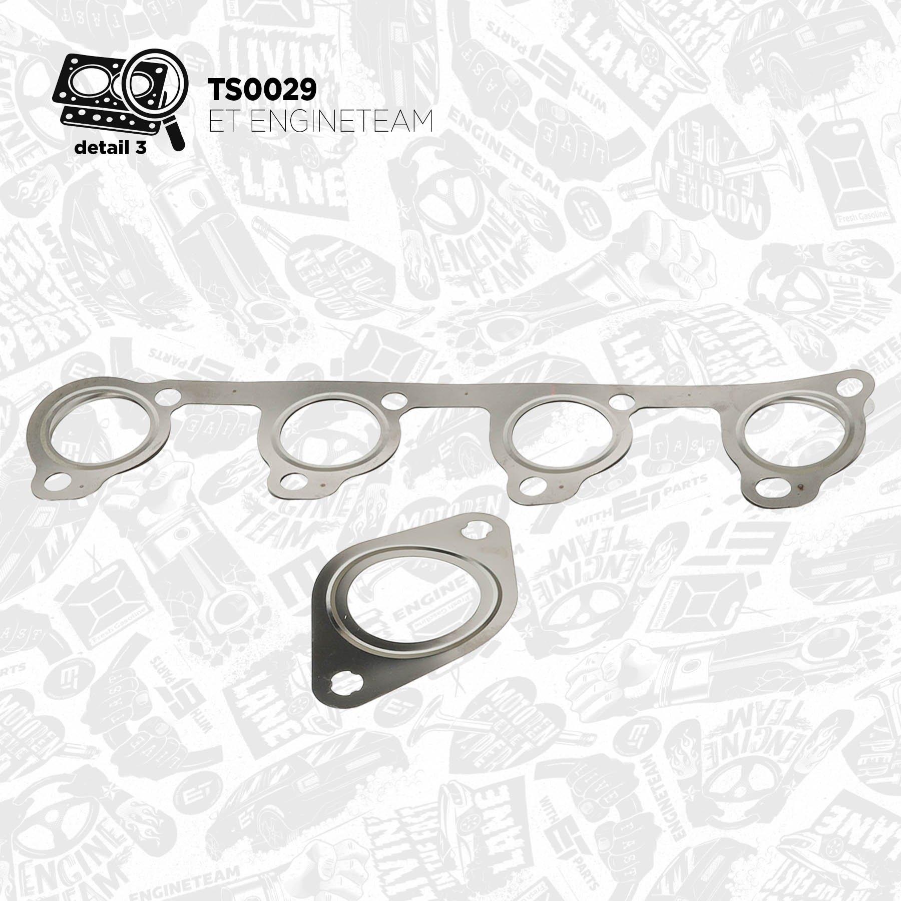 Gasket Kit, cylinder head - TS0029 ET ENGINETEAM - 1313567, 1N2G-6051A ...