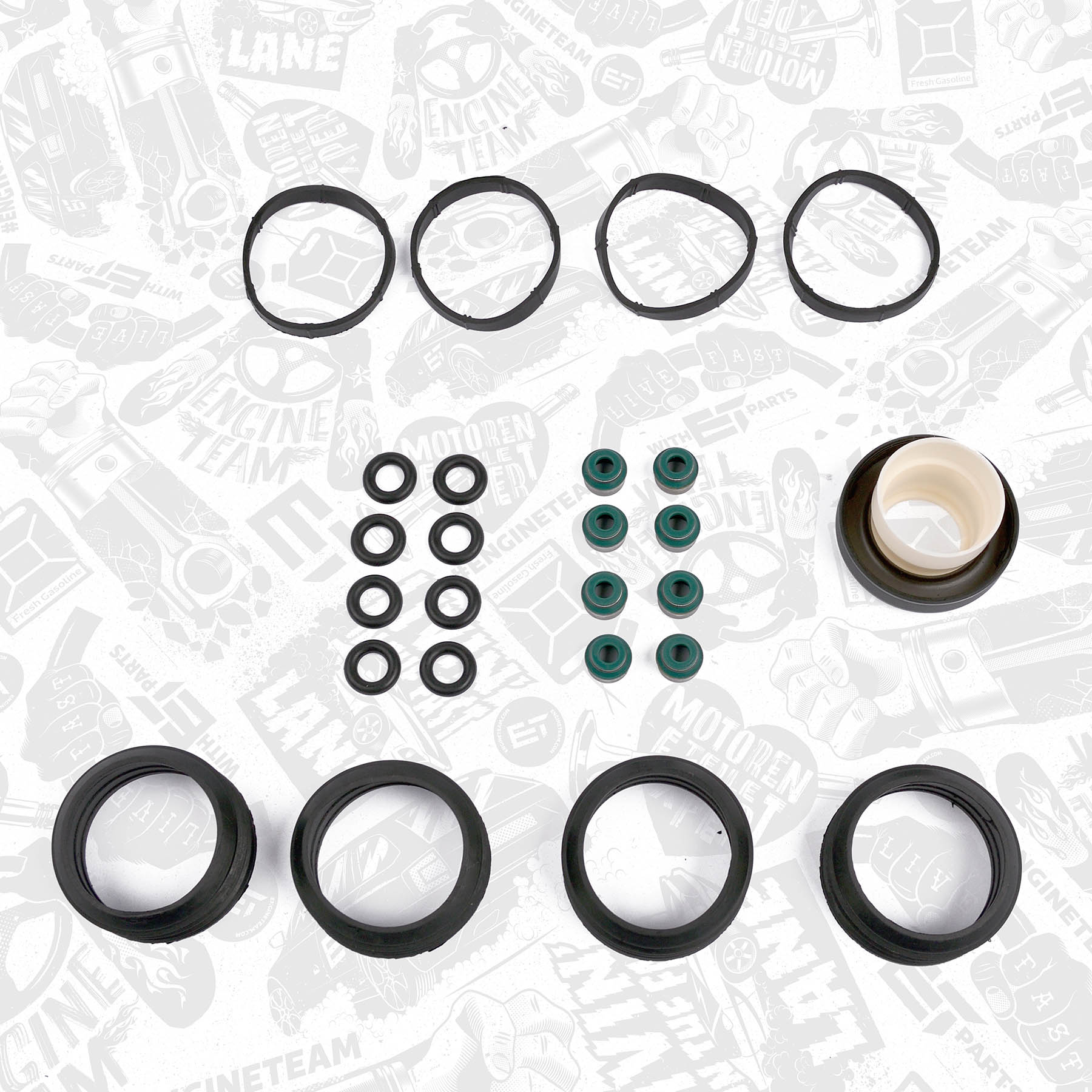 Gasket Kit, cylinder head - TS0038 ET ENGINETEAM - 06B103383AE ...